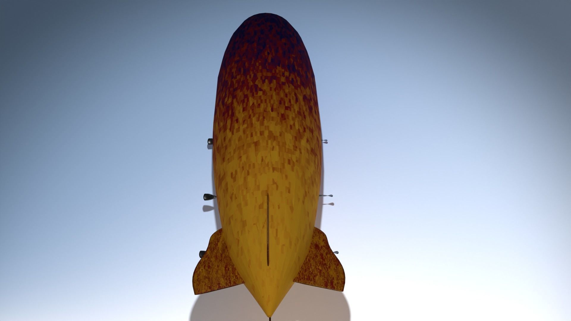 3D model Airship PBR low poly animated VR / AR / low-poly | CGTrader