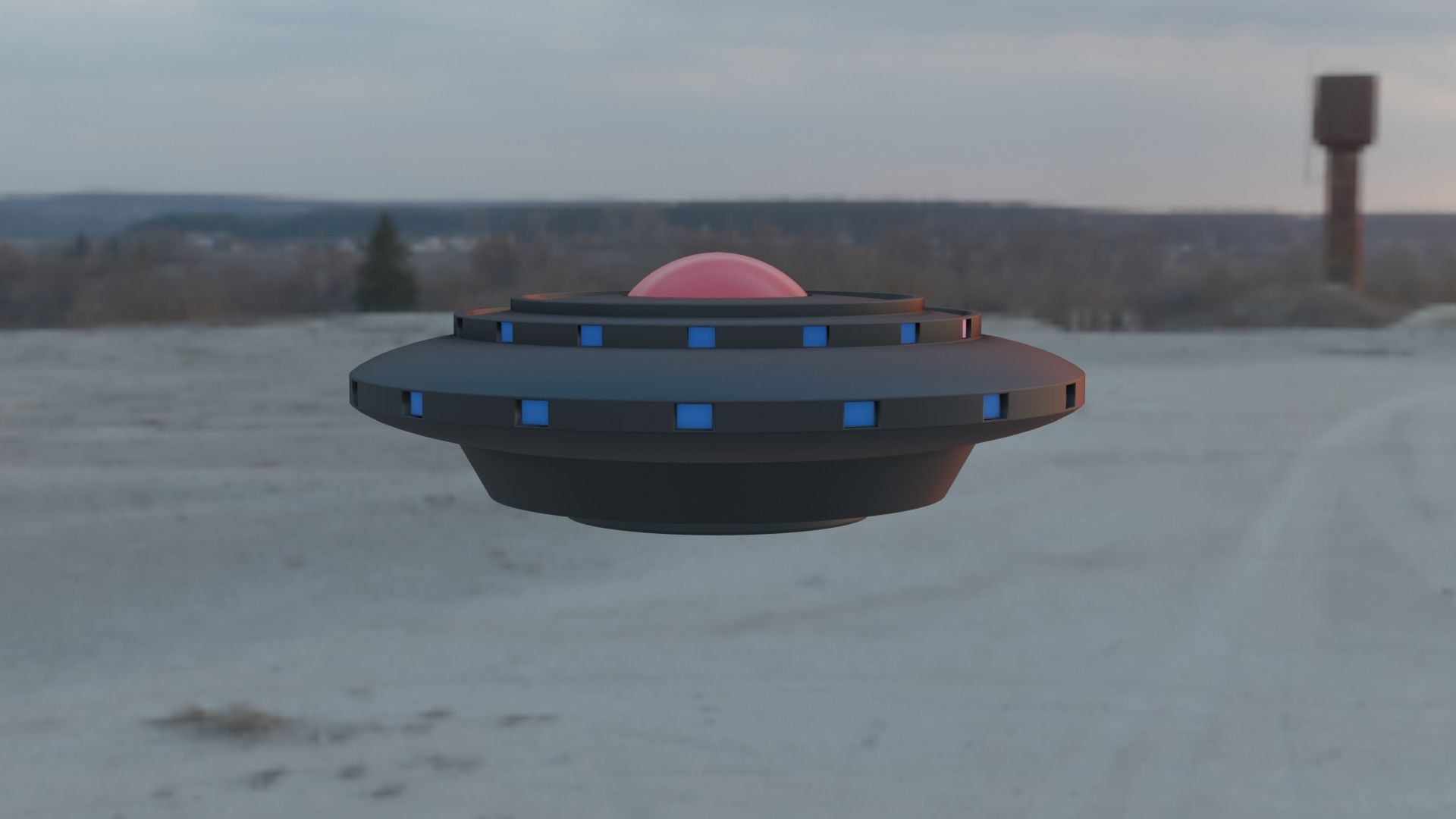 Unidentified flying object UFO free VR / AR / low-poly 3D model | CGTrader