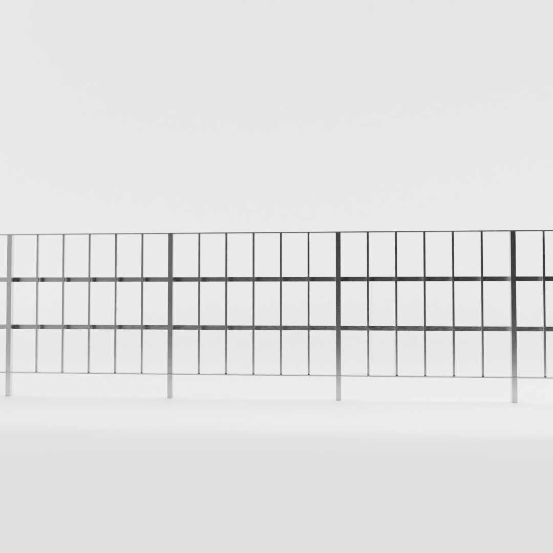3D model Simple Balcony Railing VR / AR / low-poly | CGTrader