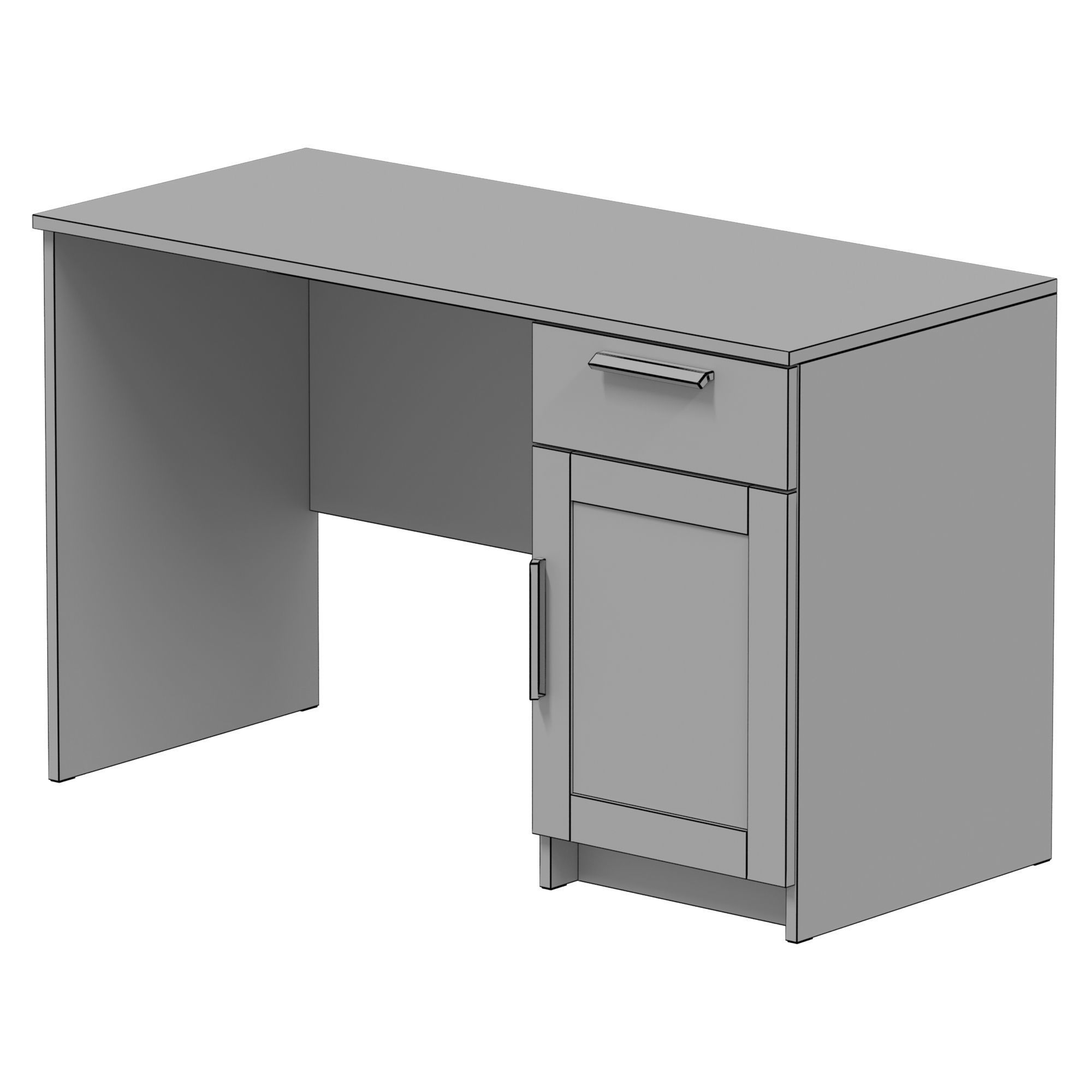 IKEA - BRIMNES Desk 3D model | CGTrader