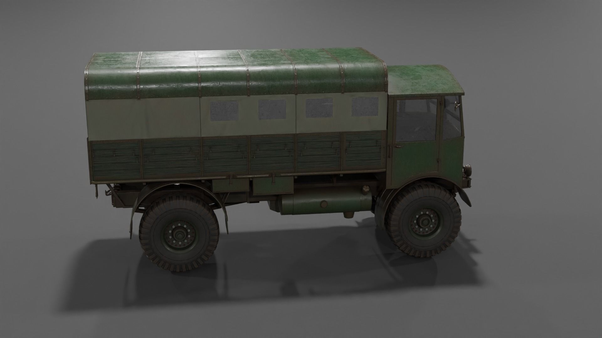 3D model AEC Matador Medium Artillery Tractor VR / AR / low-poly | CGTrader