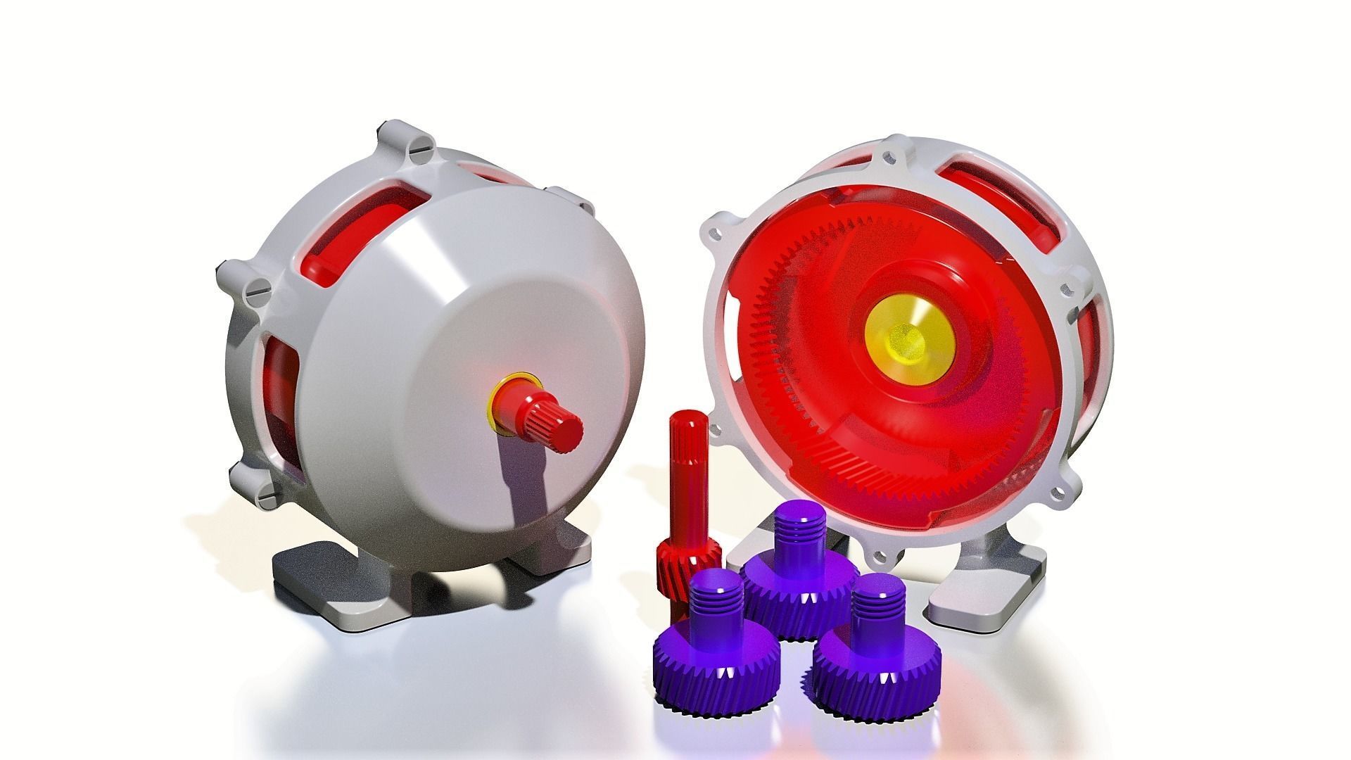 Planetary reducer prototype 3D model 3D printable | CGTrader