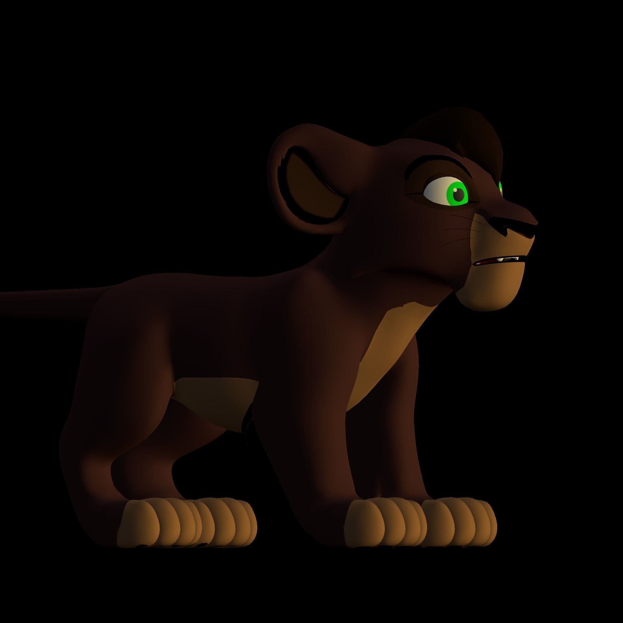 3D model Kovu Cub Lion King VR / AR / low-poly | CGTrader
