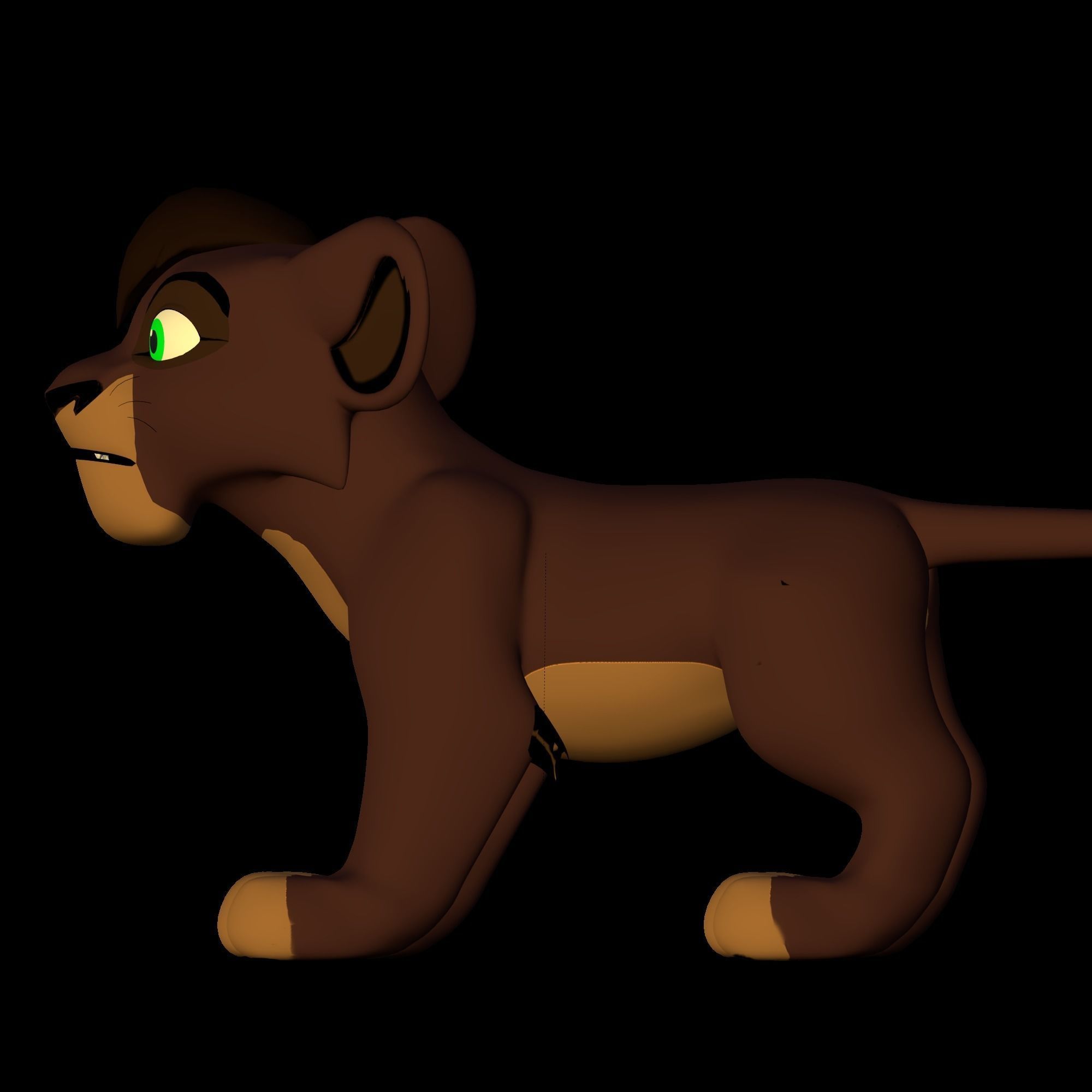3D model Kovu Cub Lion King VR / AR / low-poly | CGTrader