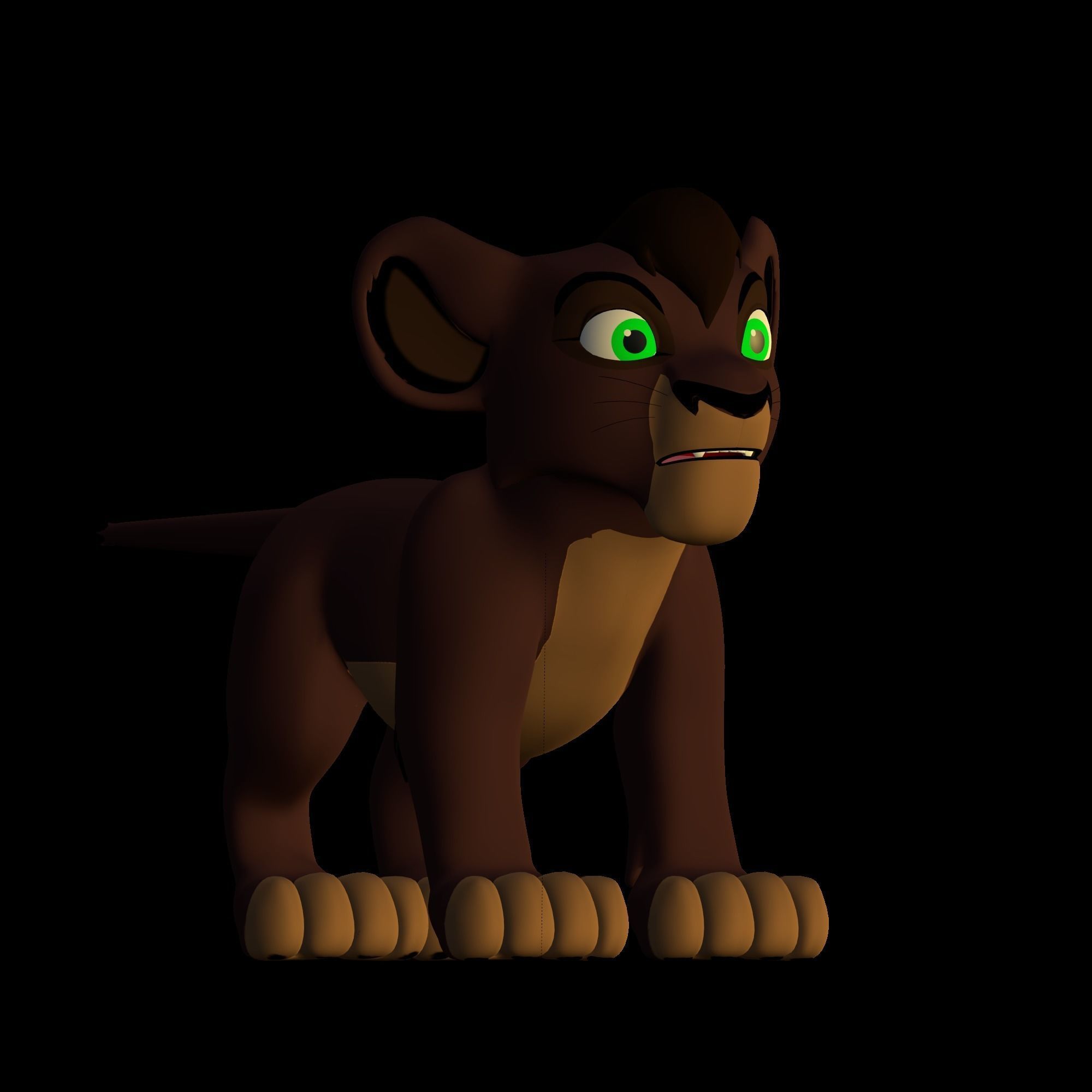 3D model Kovu Cub Lion King VR / AR / low-poly | CGTrader