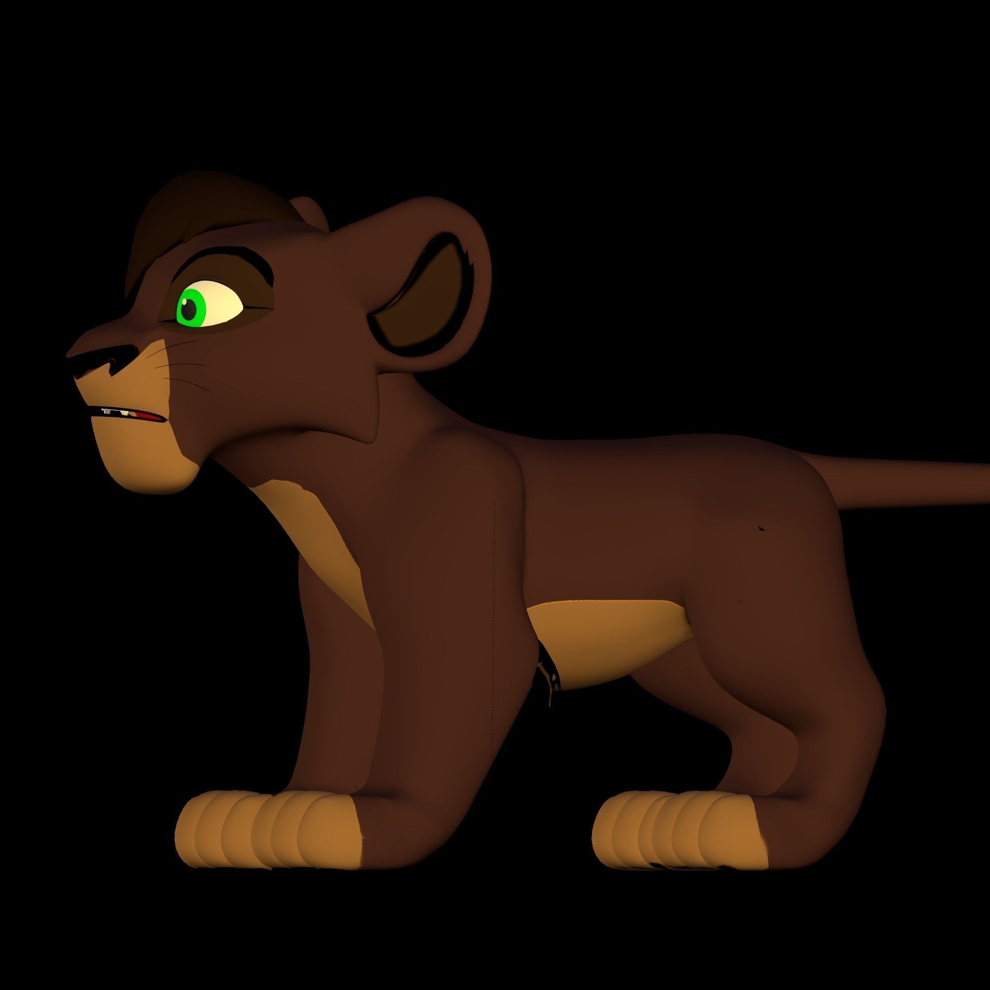 3D model Kovu Cub Lion King VR / AR / low-poly | CGTrader