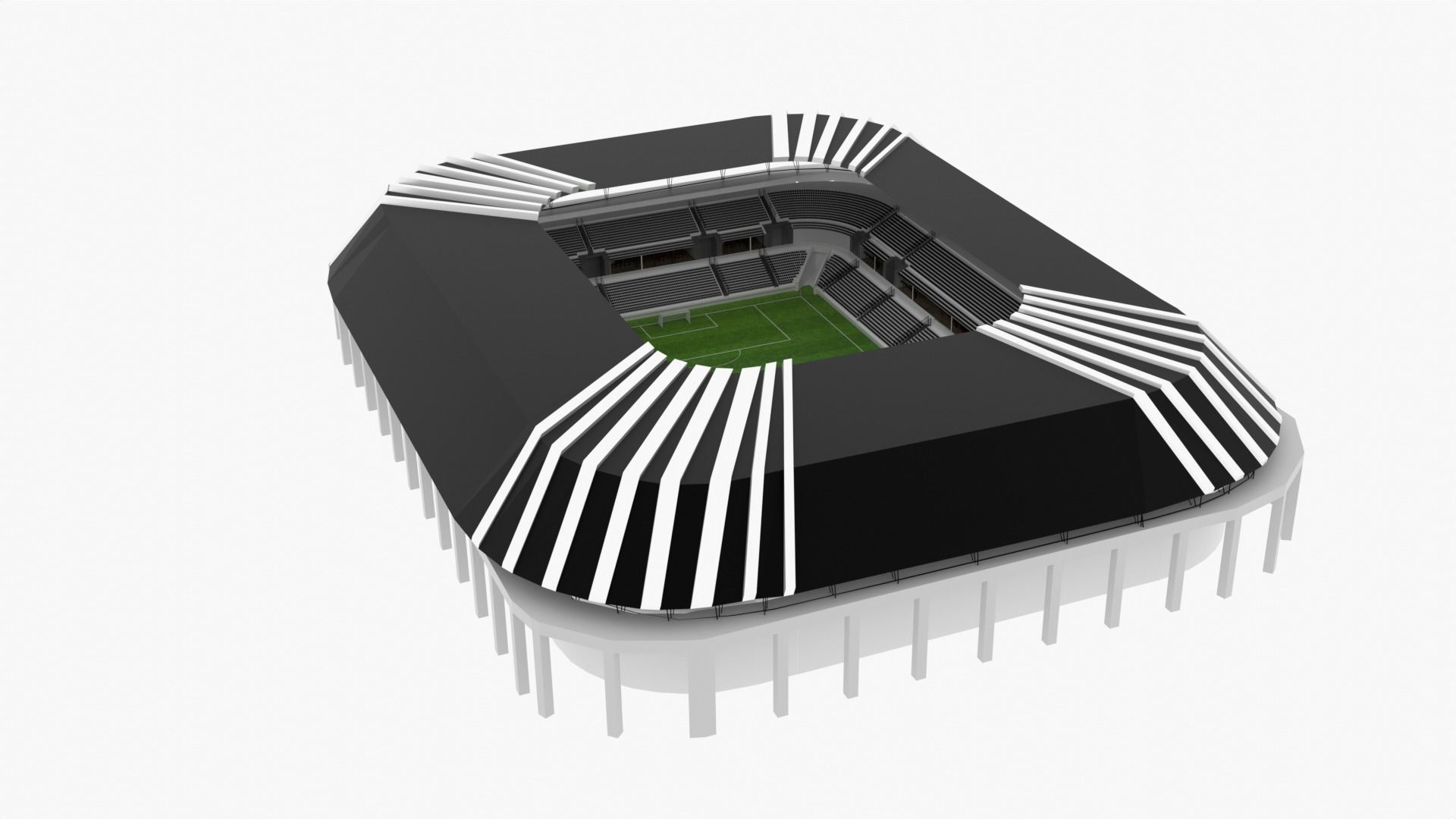 3D model Football Stadium VR / AR / low-poly | CGTrader