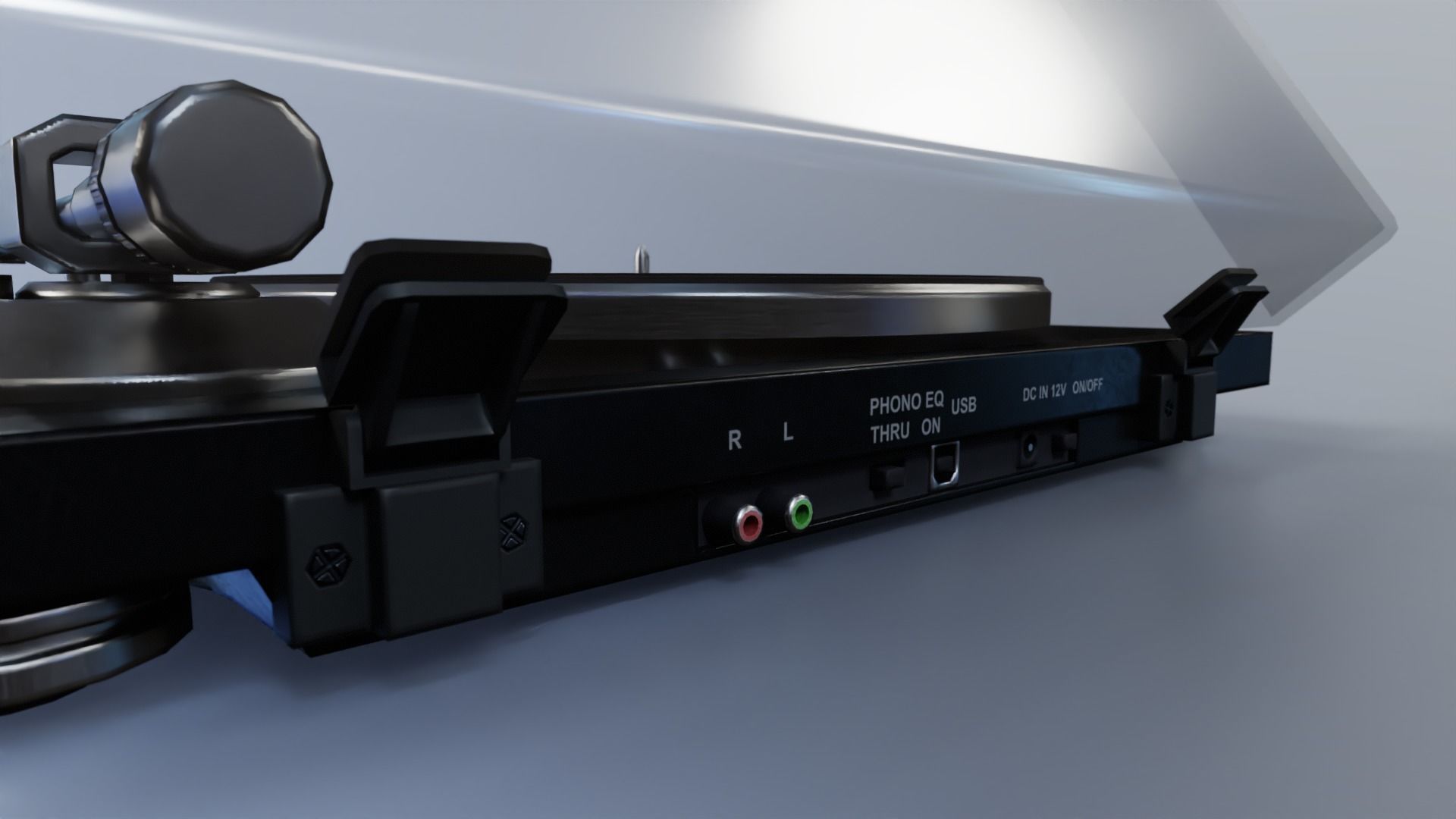 3D model Modern Vinyl Player - 4k PBR Game Ready Model VR / AR / low ...