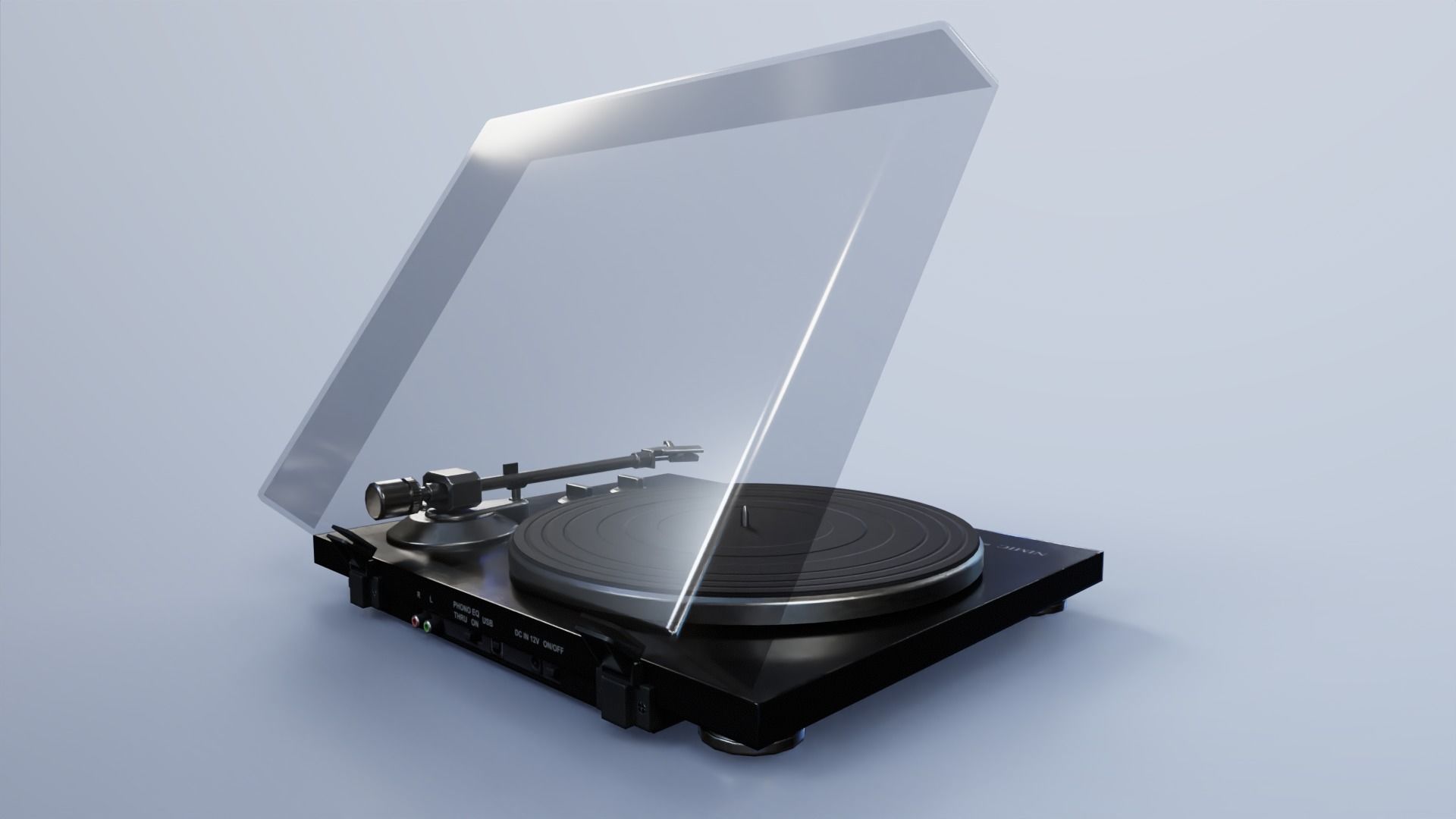 3D model Modern Vinyl Player - 4k PBR Game Ready Model VR / AR / low ...