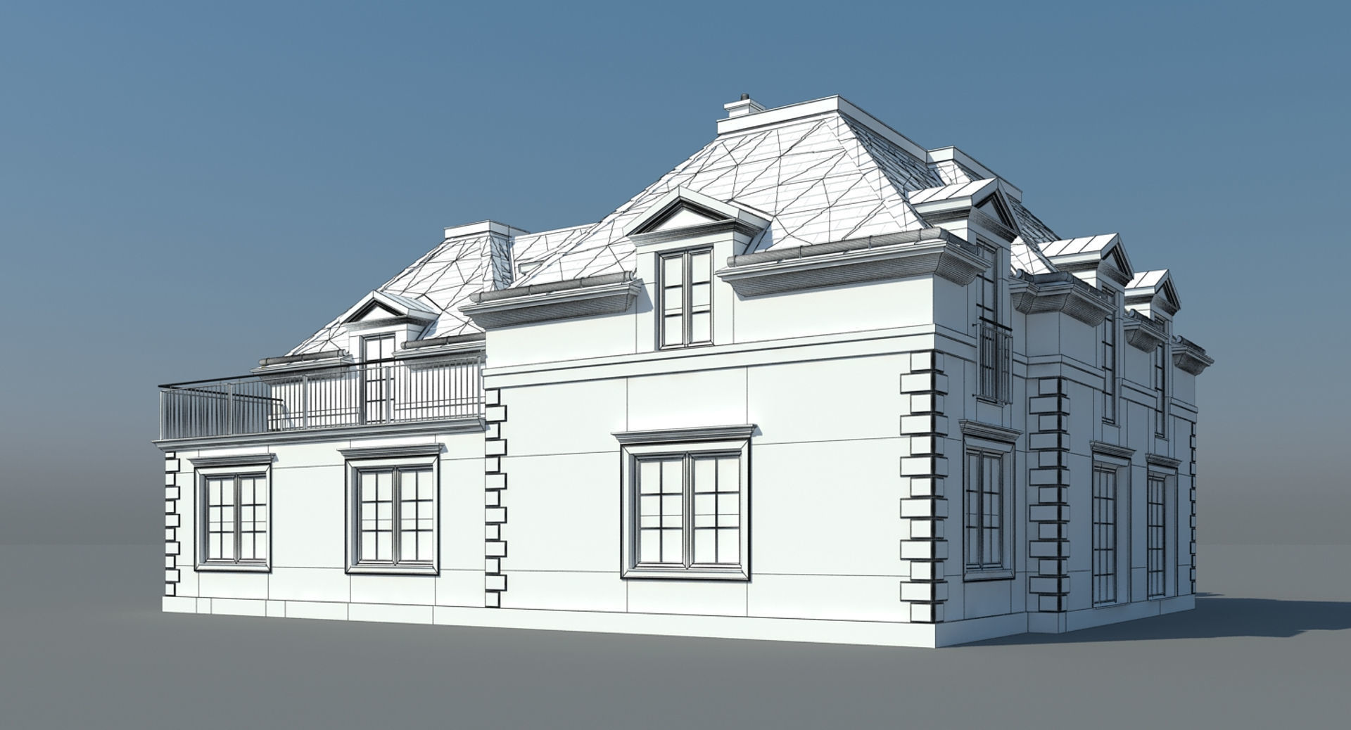 Large Modern House 3D model | CGTrader