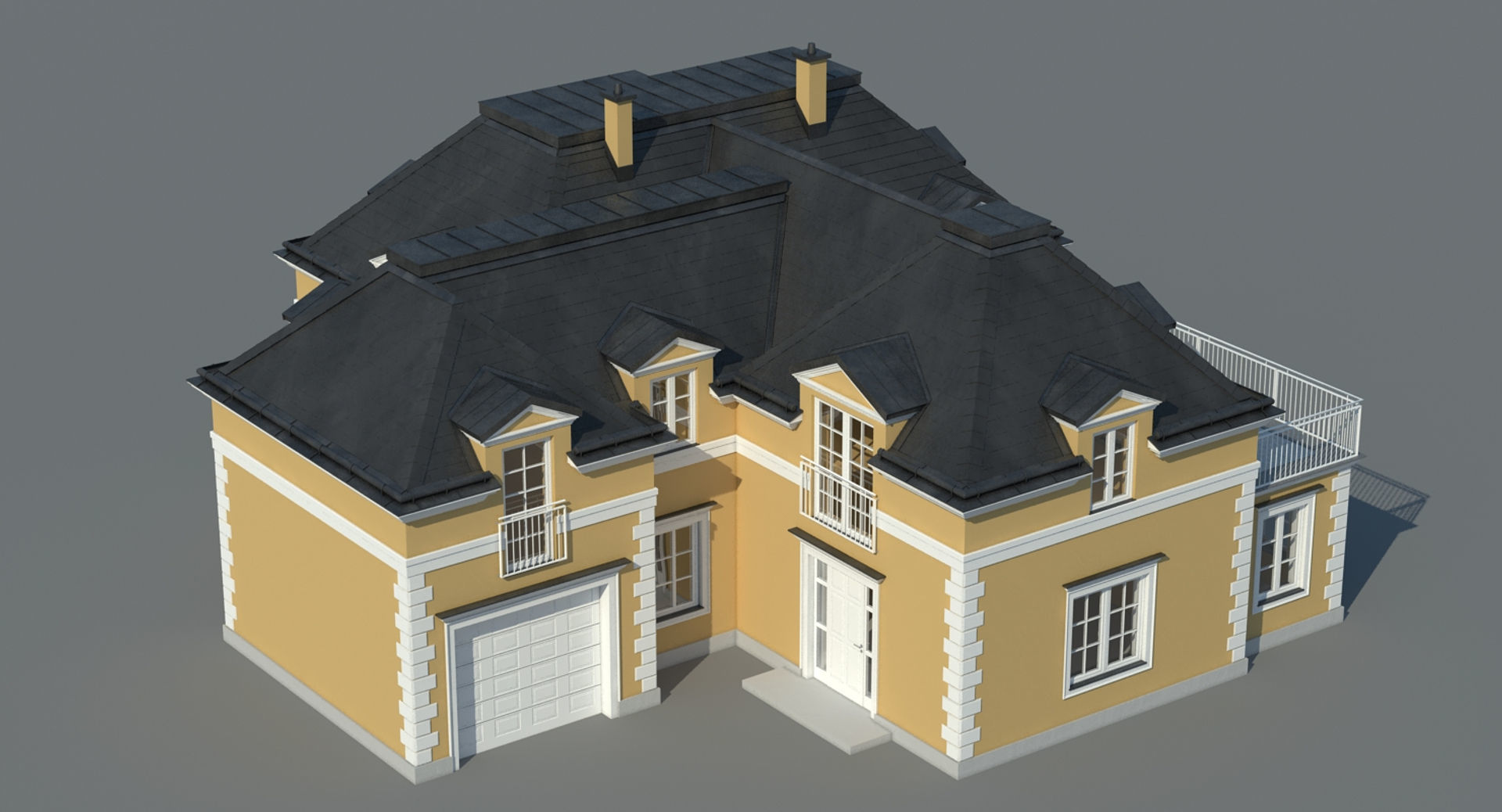 Large Modern House 3D model | CGTrader