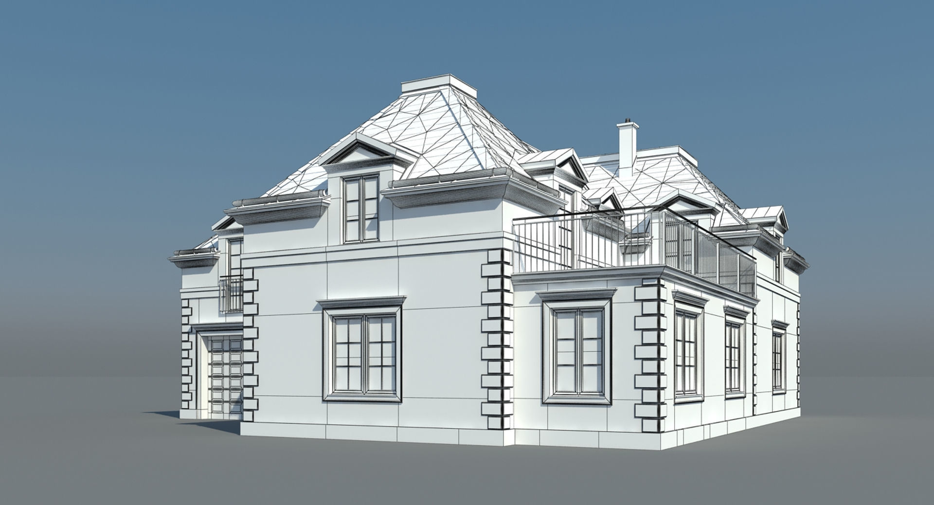 Large Modern House 3D model | CGTrader