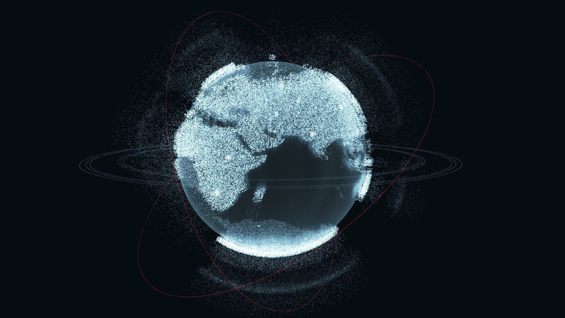 Animated Hologram Planet Earth v3 3D model animated rigged | CGTrader