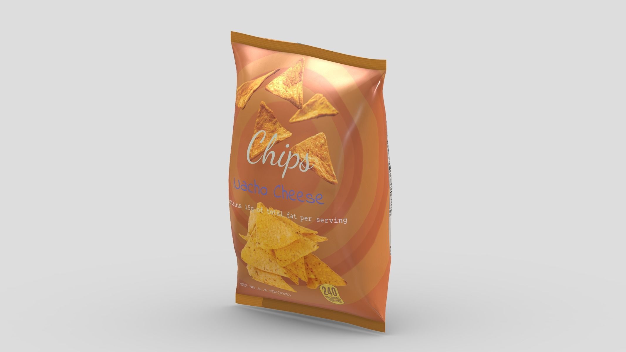 3D model Supermarket Chips 02 Low Poly PBR Realistic VR / AR / low-poly ...
