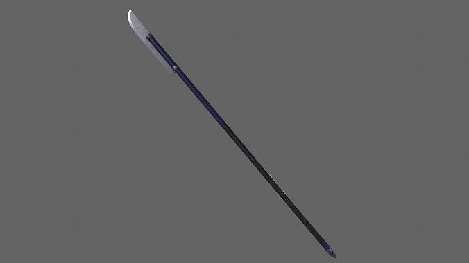 3D model PBR Polearm V3a VR / AR / low-poly | CGTrader