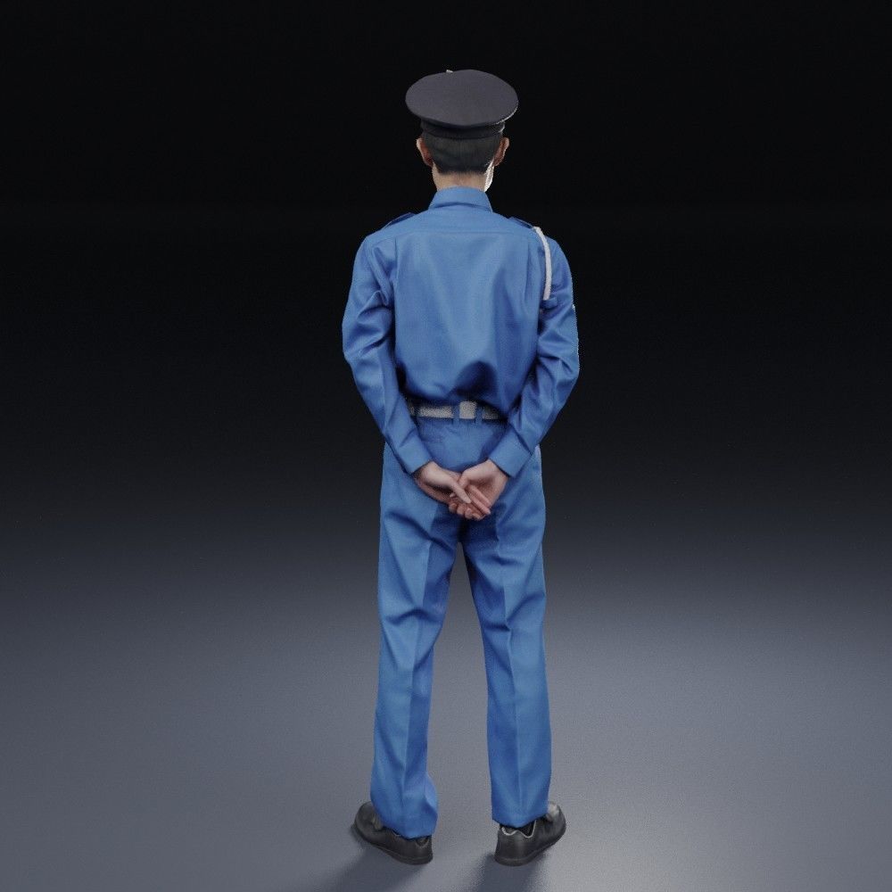 Posed 3D-Security guard 156ToshiN09 3D model | CGTrader Posed 3D-Security guard 156ToshiN09 3D model | CGTrader