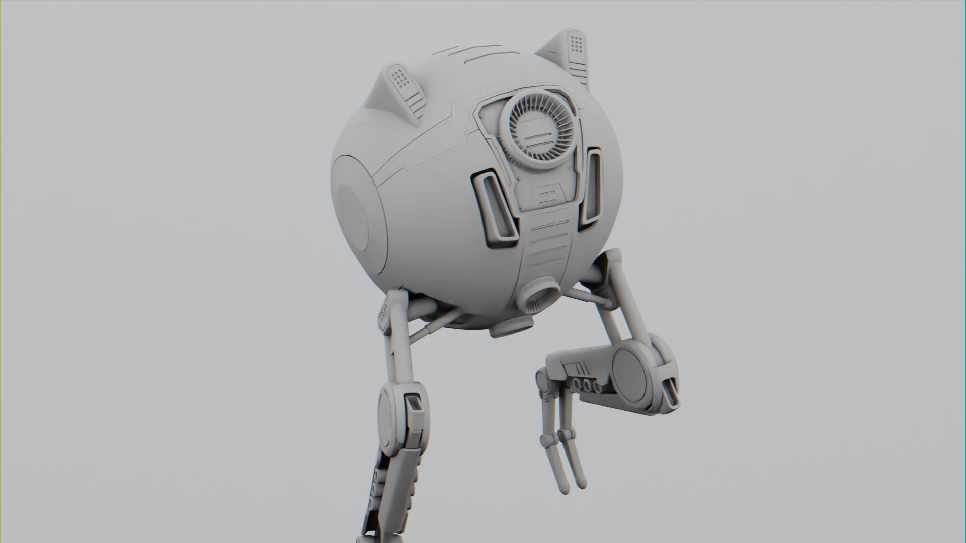 UTILITY BOT BOSCH rigged 3D model rigged | CGTrader