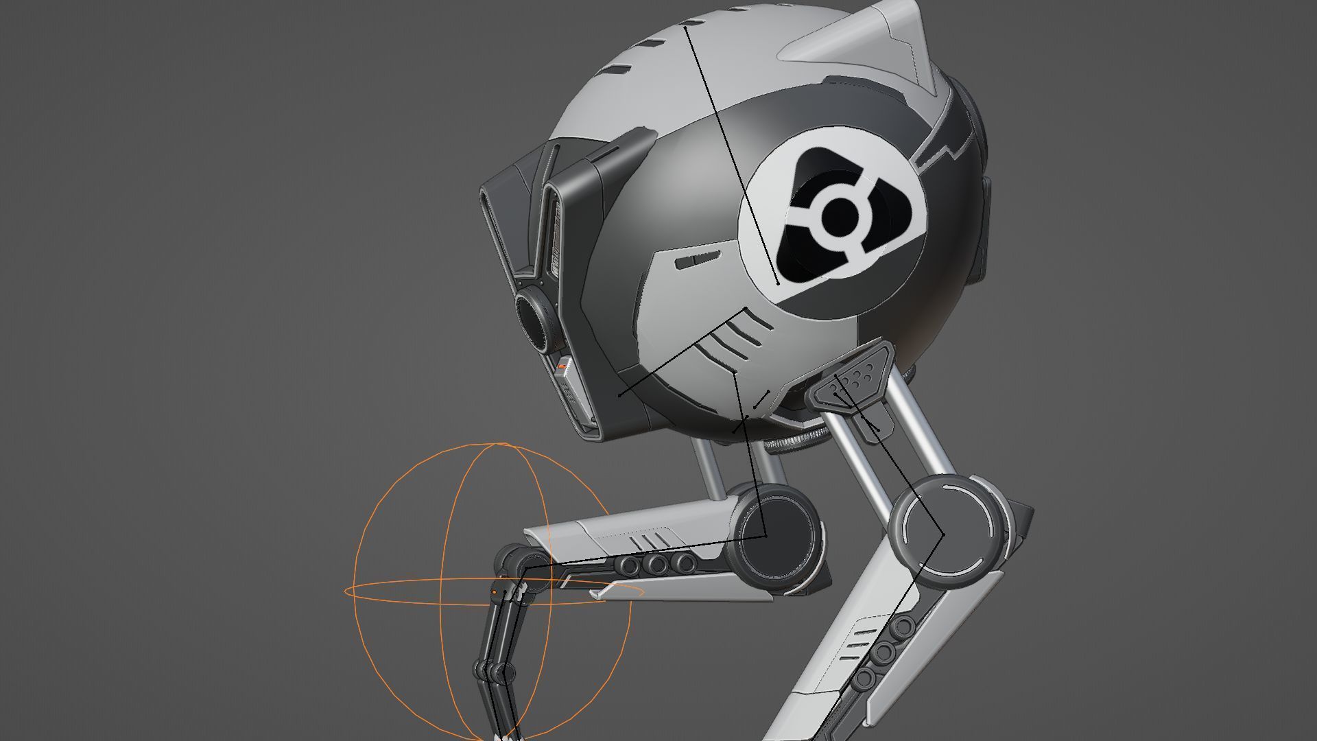 UTILITY BOT BOSCH rigged 3D model rigged | CGTrader