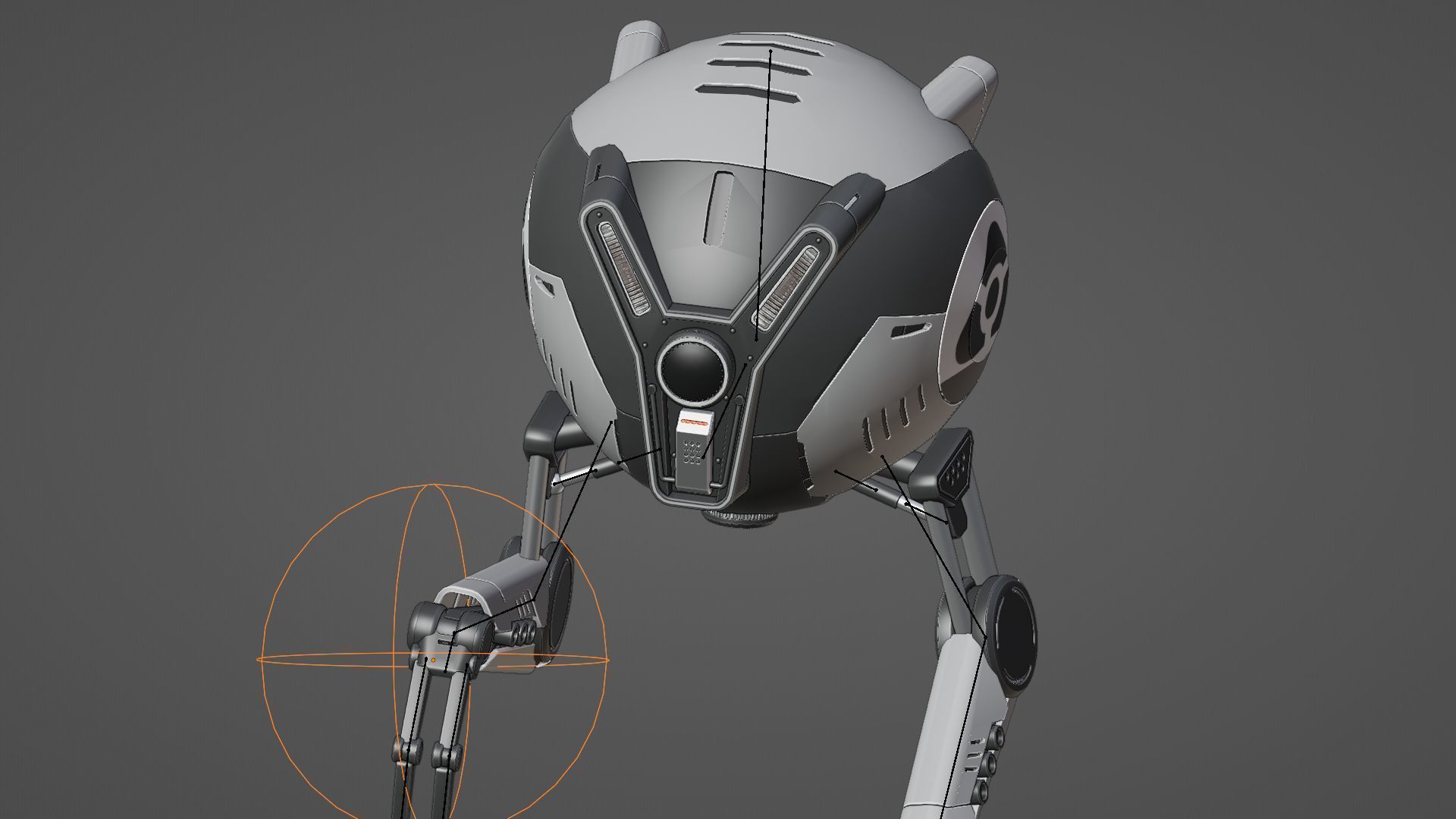 UTILITY BOT BOSCH rigged 3D model rigged | CGTrader