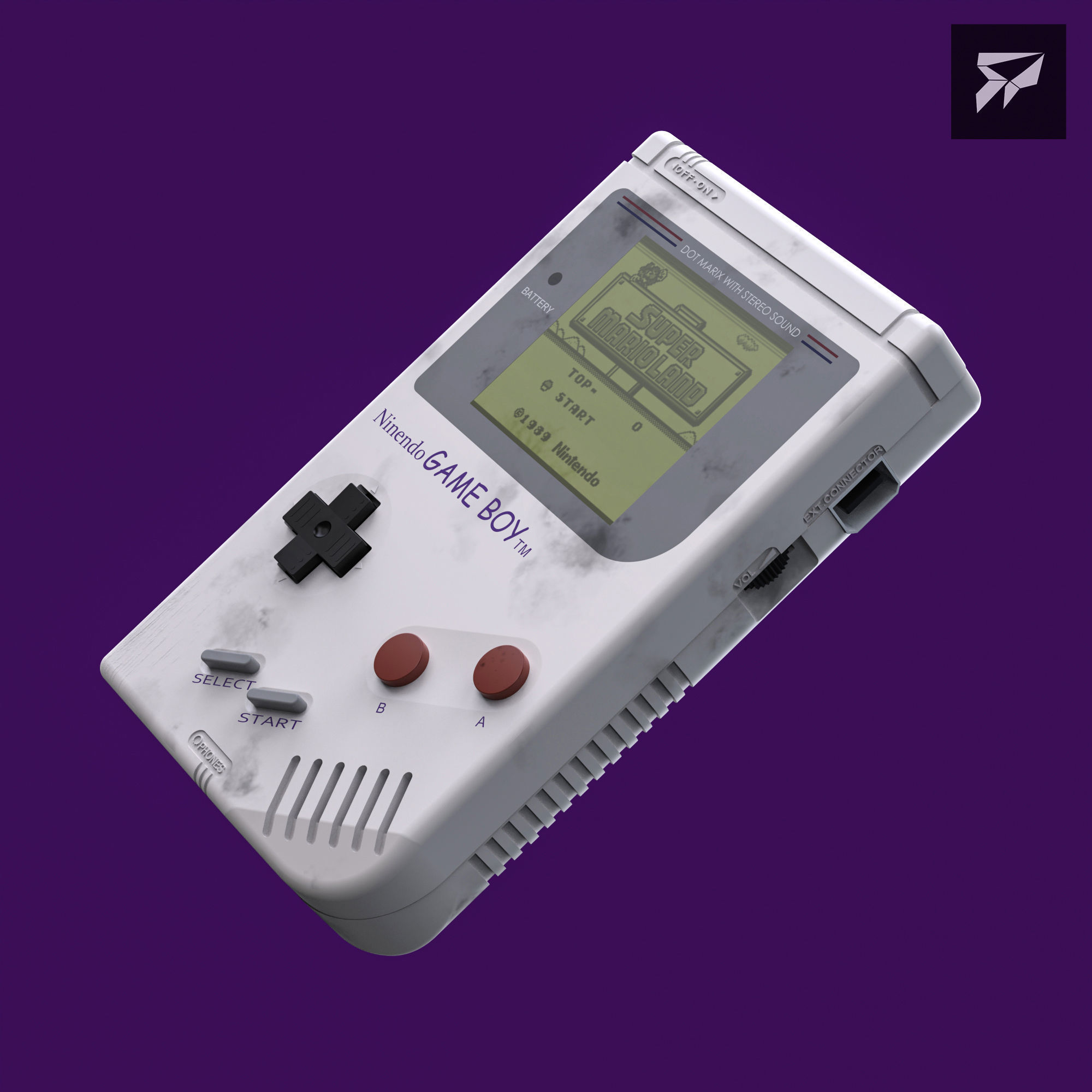 Nintendo Gameboy 3D model | CGTrader