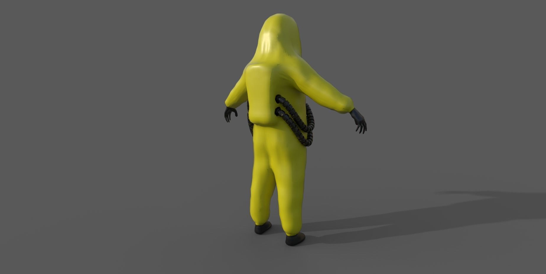 Hazard Suit Rigged PBR 3D model rigged | CGTrader