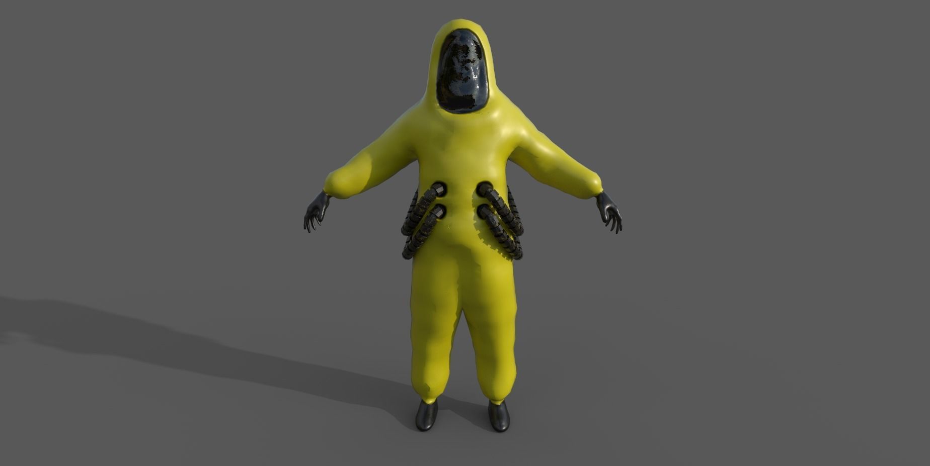 Hazard Suit Rigged PBR 3D model rigged | CGTrader
