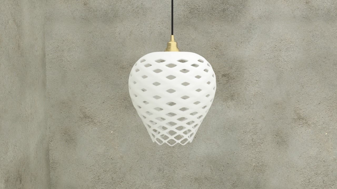 Parametric Pendant Light - Large 3D model 3D printable | CGTrader