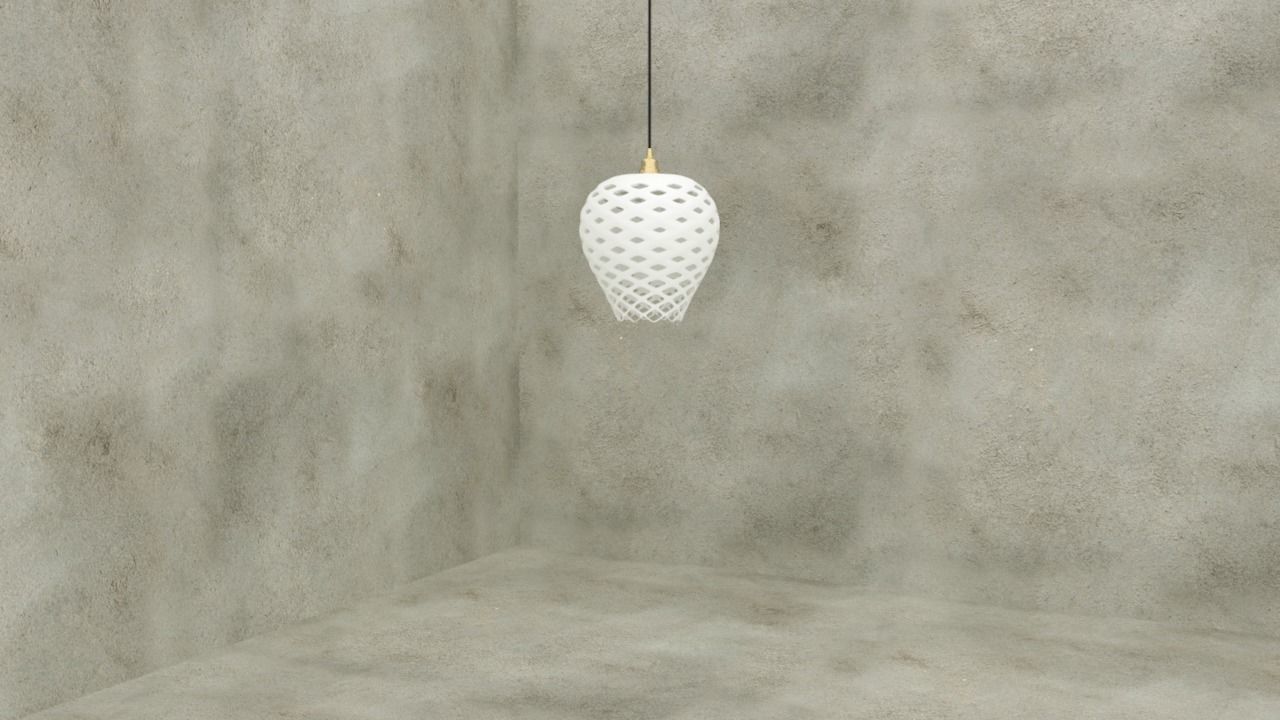 Parametric Pendant Light - Large 3D model 3D printable | CGTrader