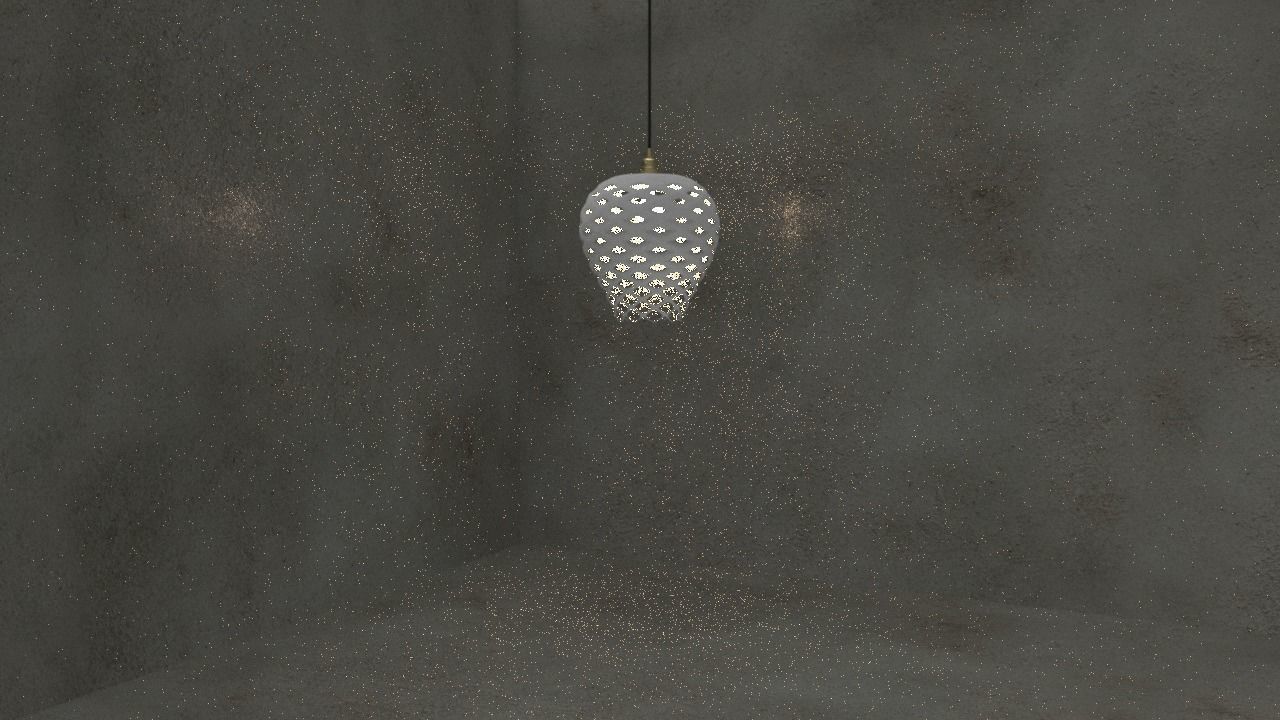Parametric Pendant Light - Large 3D model 3D printable | CGTrader