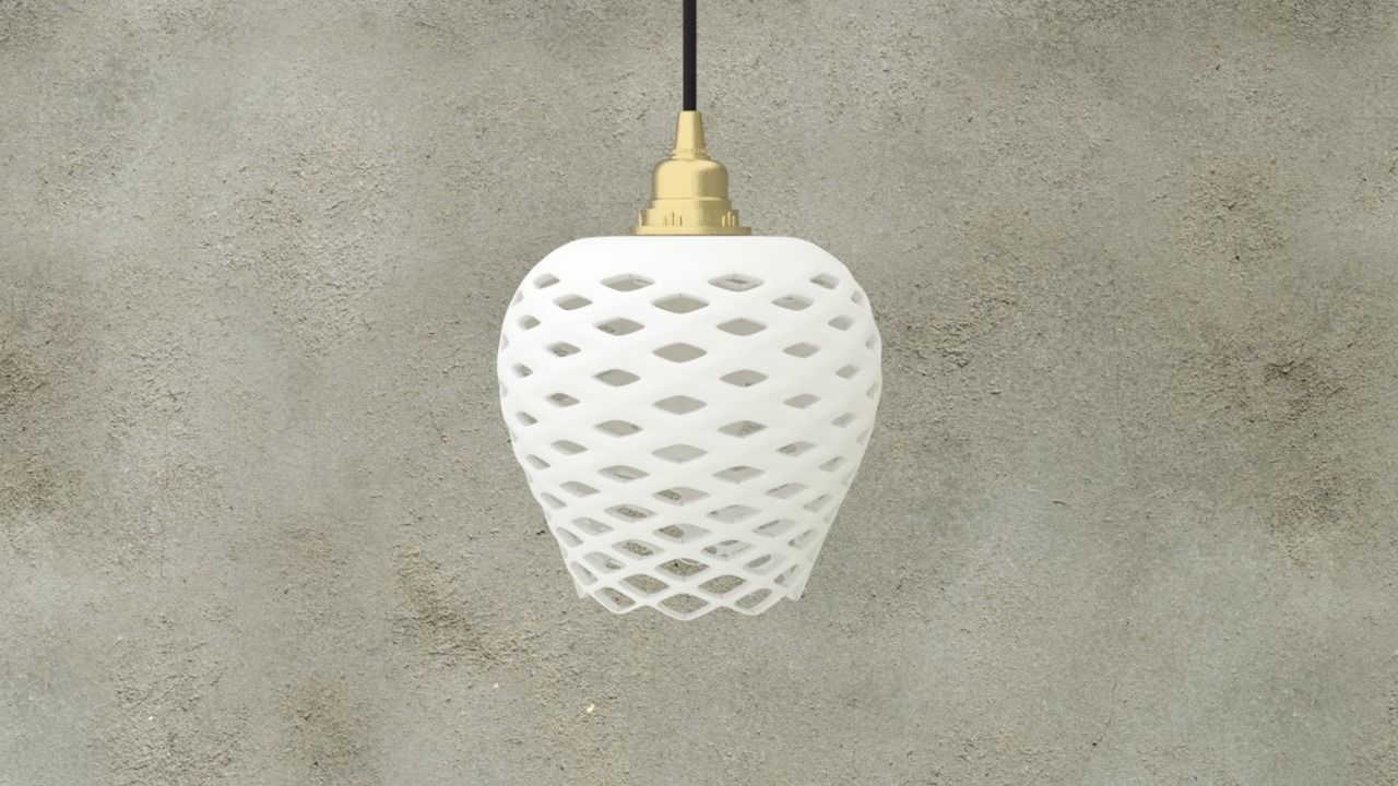 Parametric Pendant Light - Small 3D model 3D printable | CGTrader
