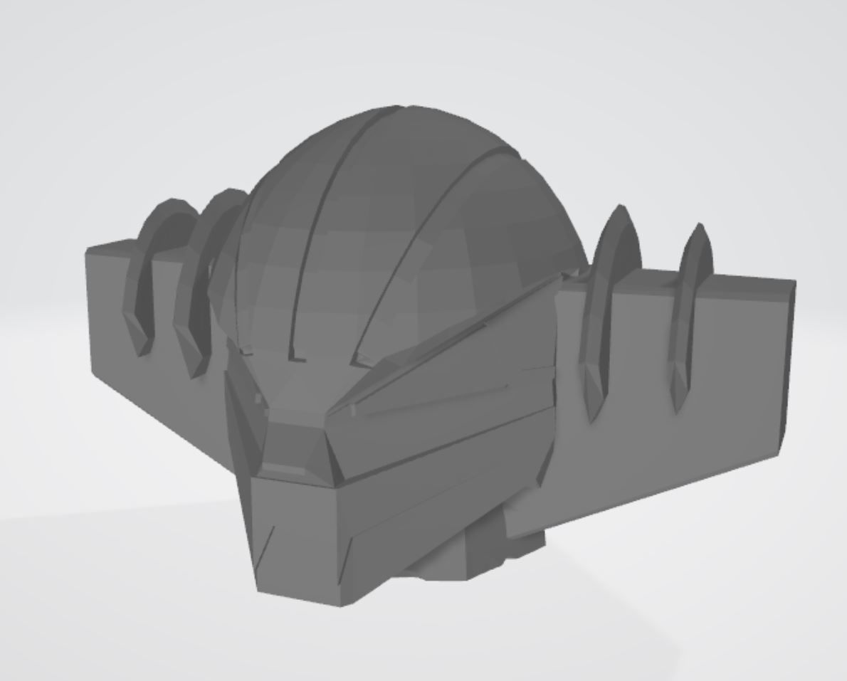 Head Jeeg Robot for Lego Minifigs custom 3D model 3D printable | CGTrader
