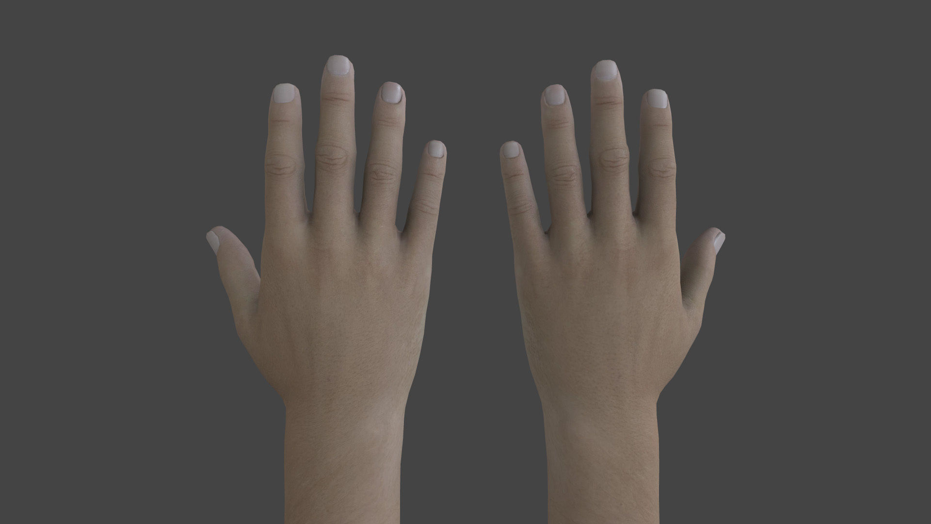 3D model HAND-037 Rigged Hands VR / AR / low-poly | CGTrader