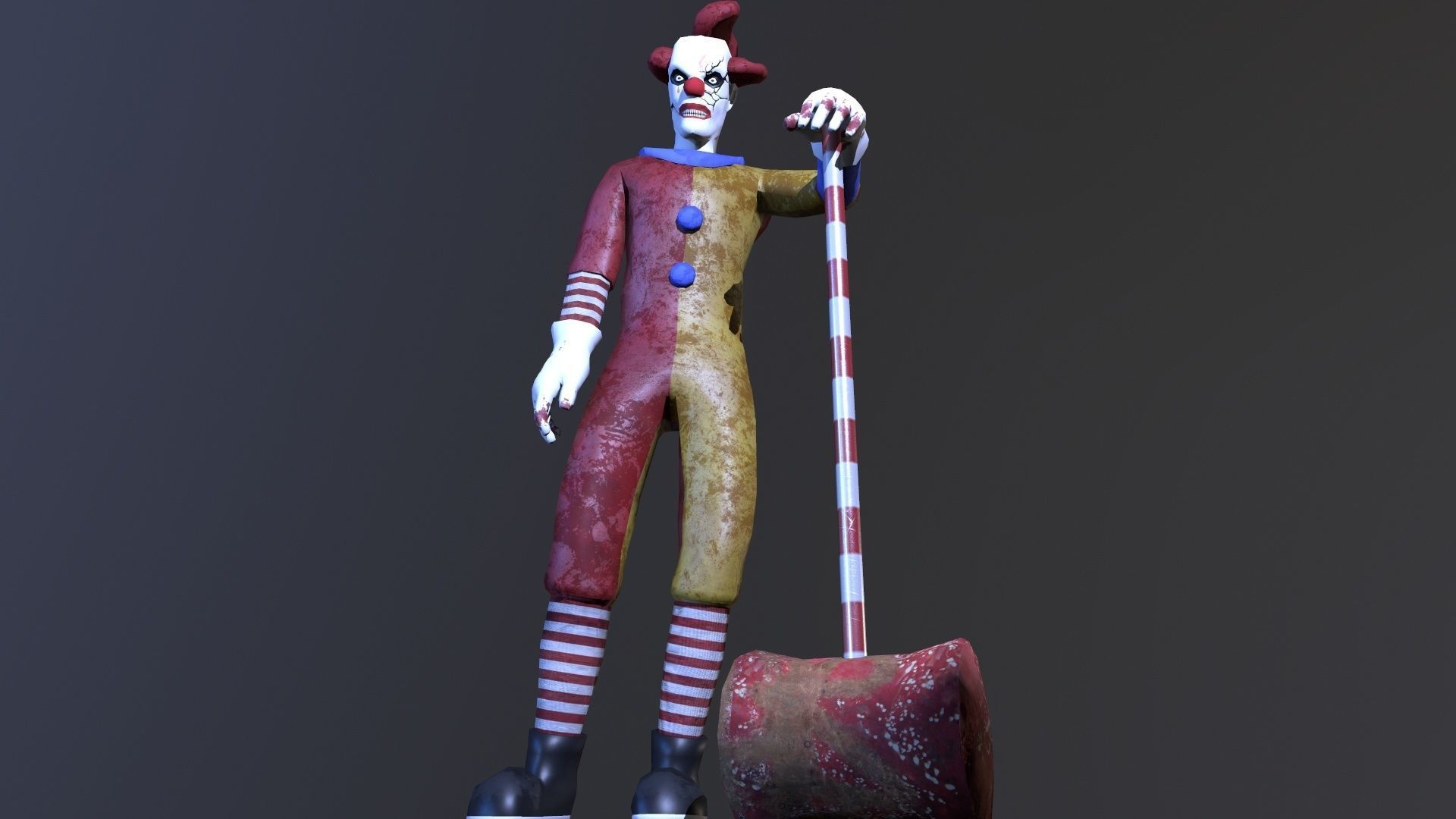 3D model killer clown doll VR / AR / low-poly | CGTrader
