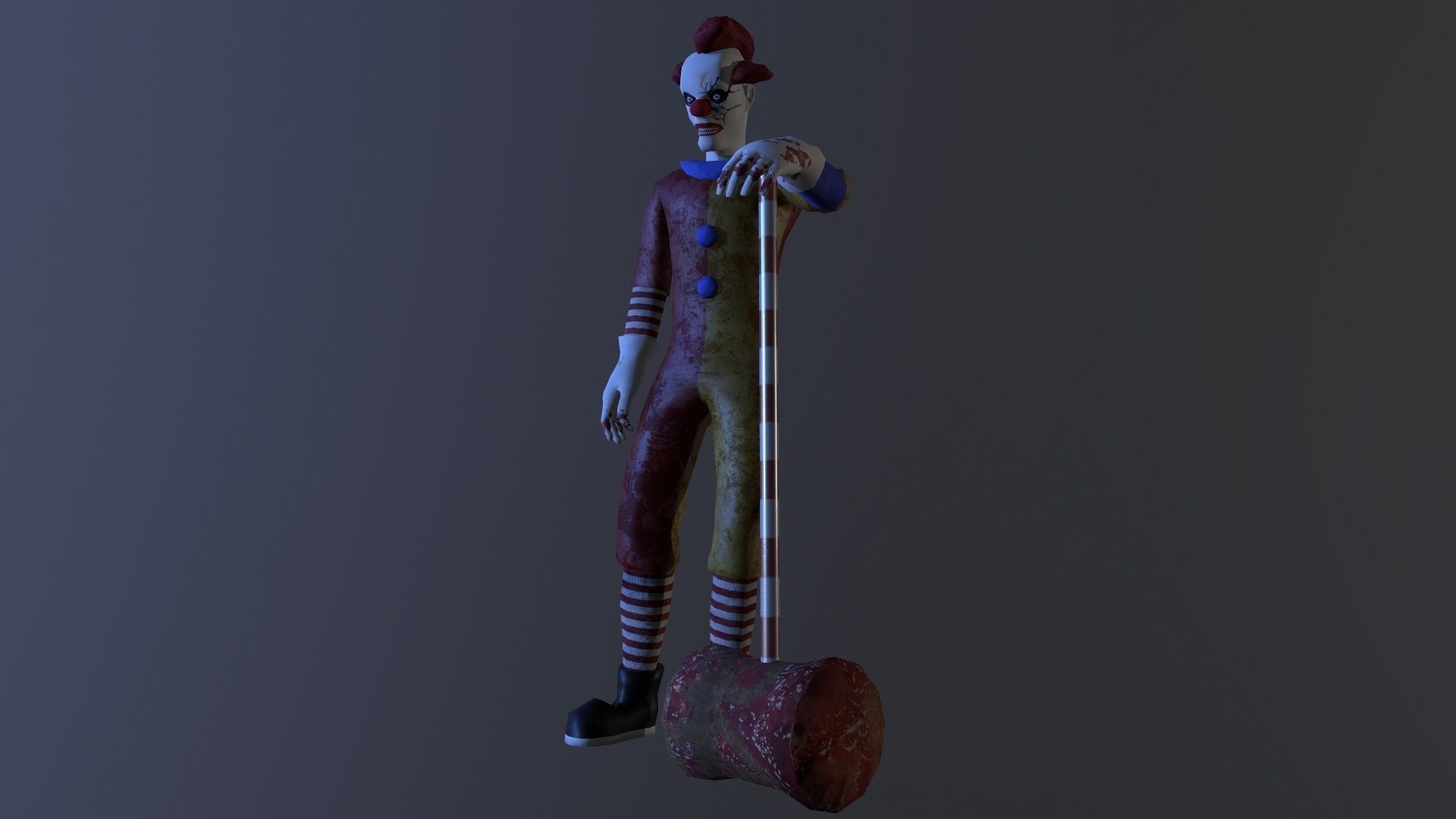 3D model killer clown doll VR / AR / low-poly | CGTrader