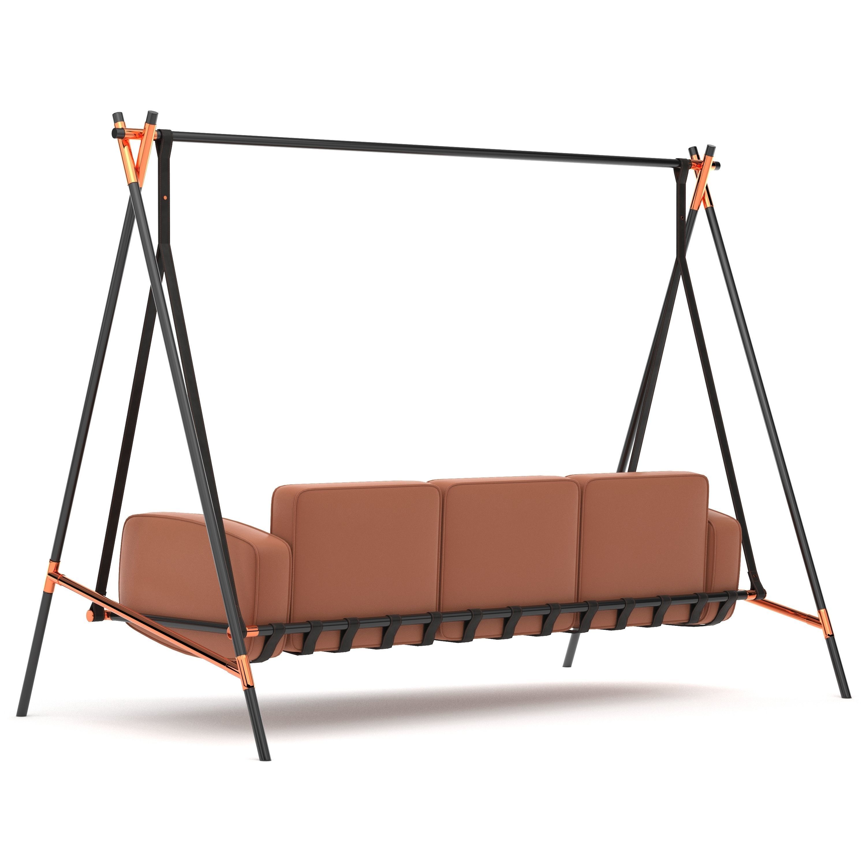 Modern Outdoor Waterproof Leather Hanging Sofa 3D model | CGTrader