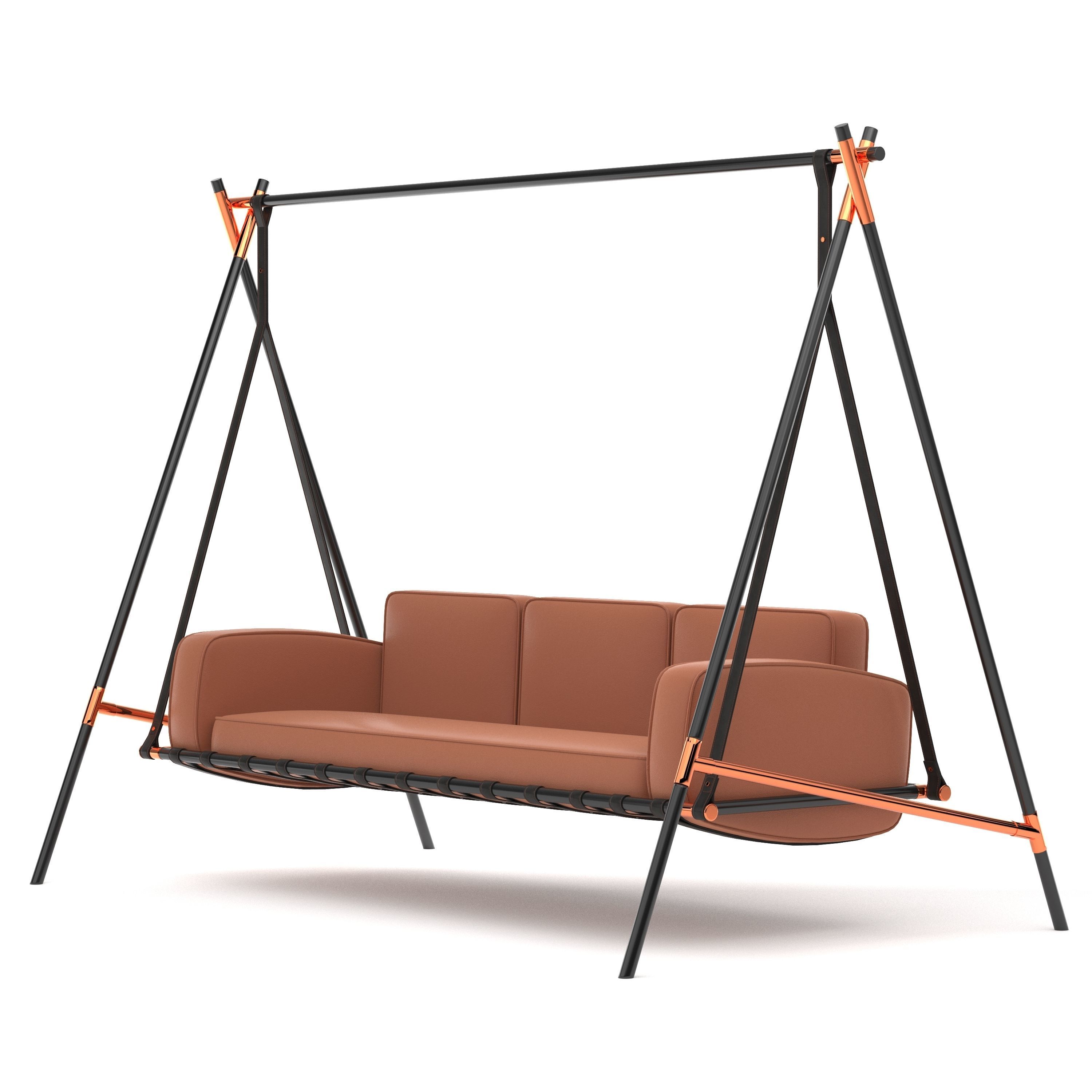 Modern Outdoor Waterproof Leather Hanging Sofa 3D model | CGTrader