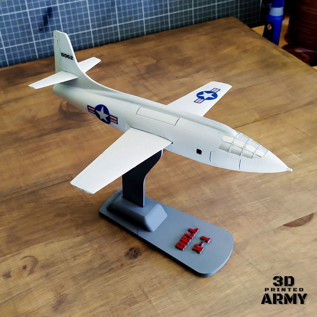 BELL X-1 A - 3D print scale model -STL 3D model 3D printable | CGTrader