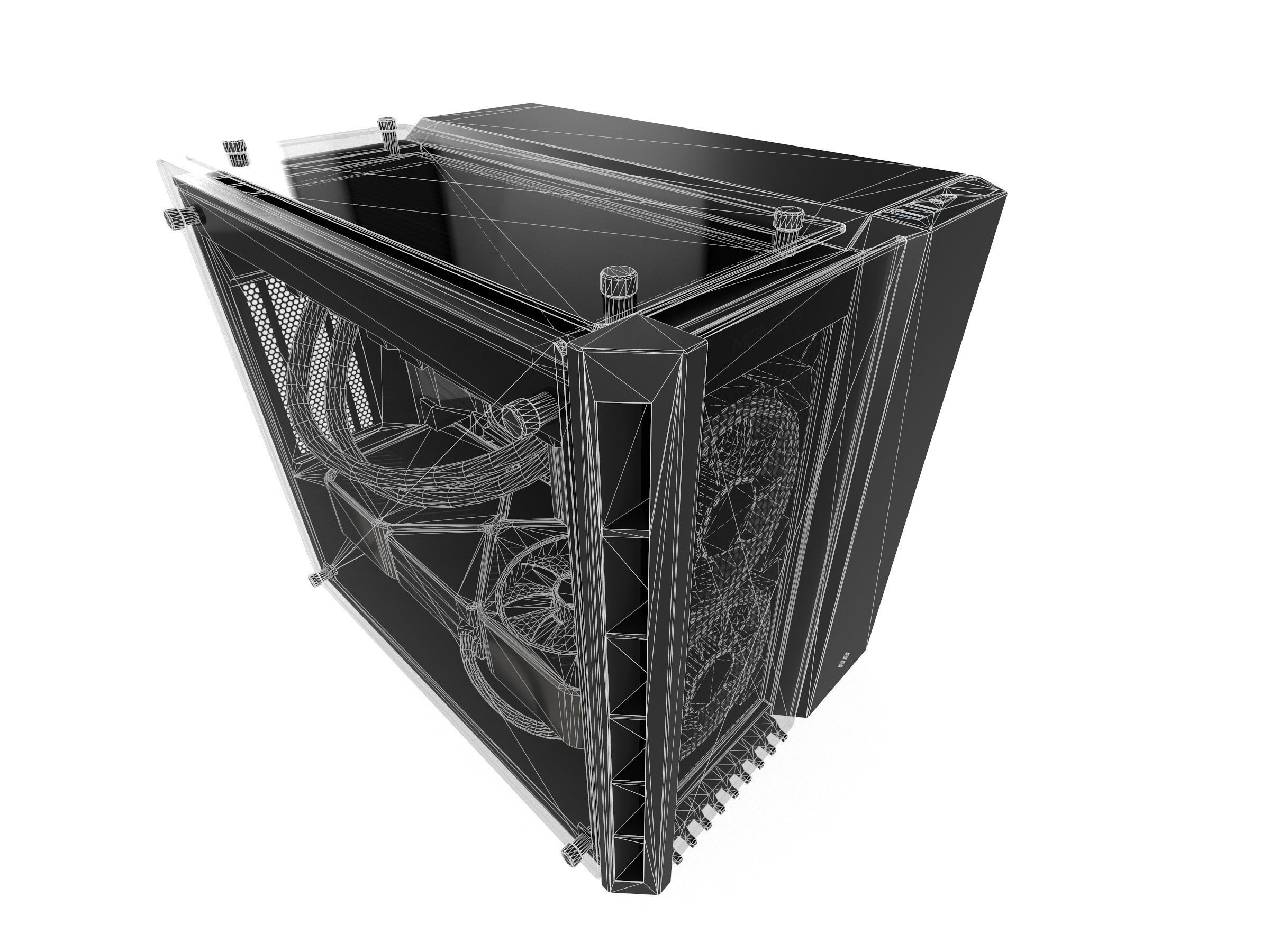 3D model CORSAIR Vengeance 6180 Gaming Computer VR / AR / low-poly ...