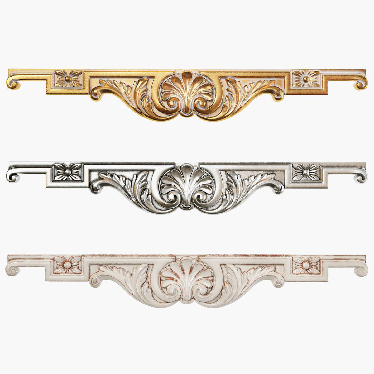 Classic carved 197 3D model | CGTrader