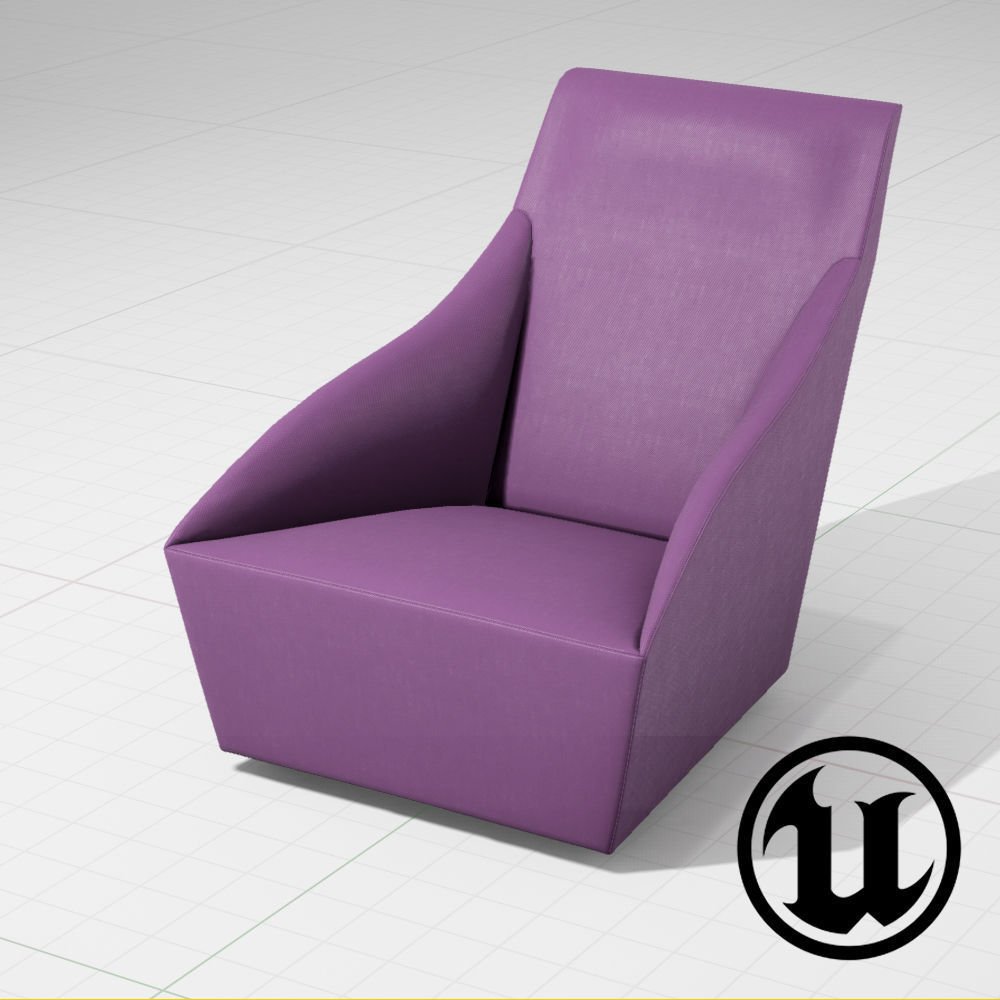 3D model Molteni and C Doda Chair UE4 VR / AR / low-poly | CGTrader
