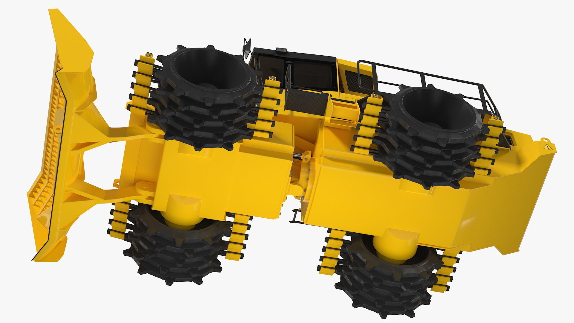 Bomag BC 473 RB5 Refuse Compactor Rigged 3D model rigged | CGTrader