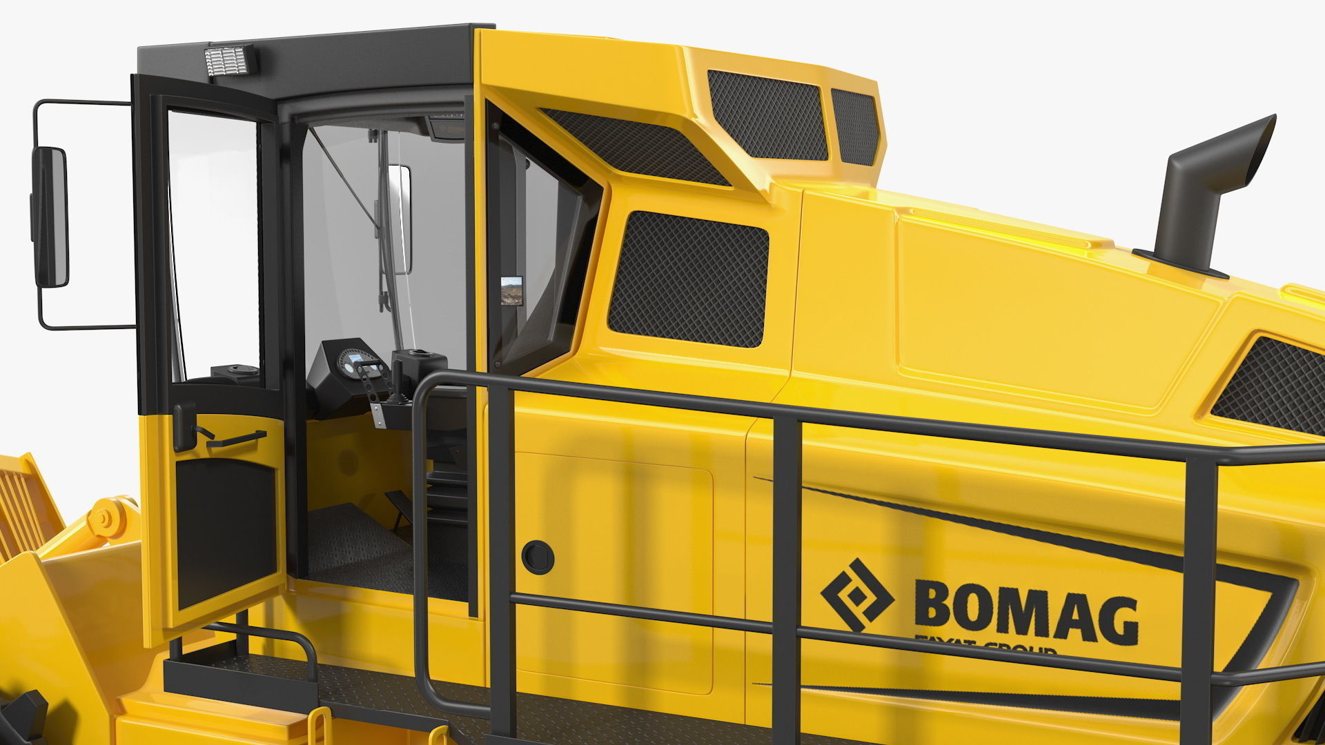 Bomag BC 473 RB5 Refuse Compactor Rigged 3D model rigged | CGTrader