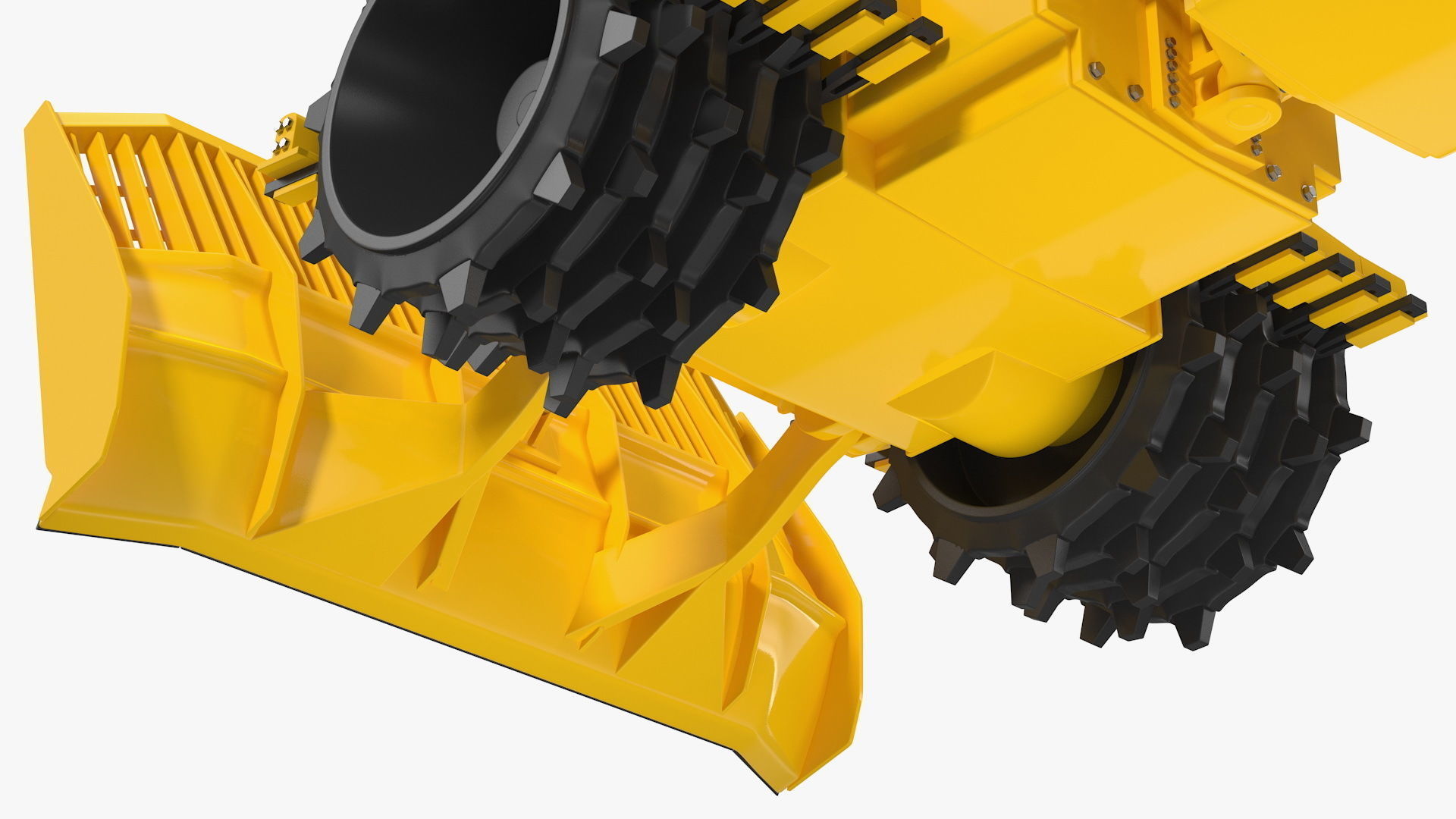 Bomag BC 473 RB5 Refuse Compactor Rigged 3D model rigged | CGTrader