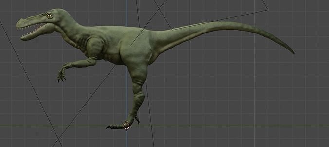 Stylized raptor 3D model | CGTrader