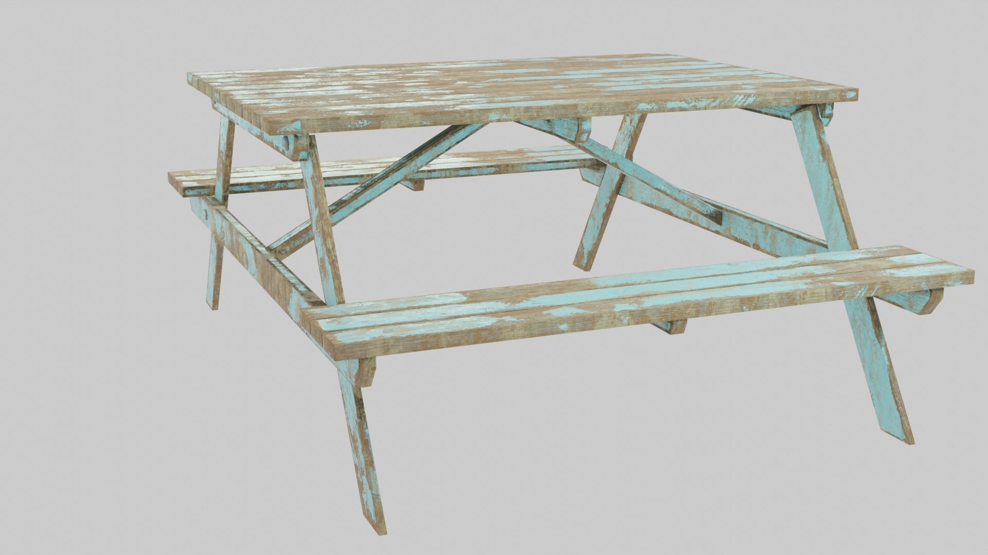 Picnic Table free VR / AR / low-poly 3D model | CGTrader
