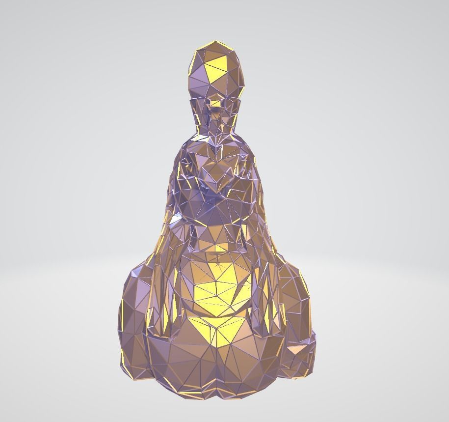 Ra bust WIREFRAME VORONOI WIREMESH MESH 3D model 3D printable | CGTrader