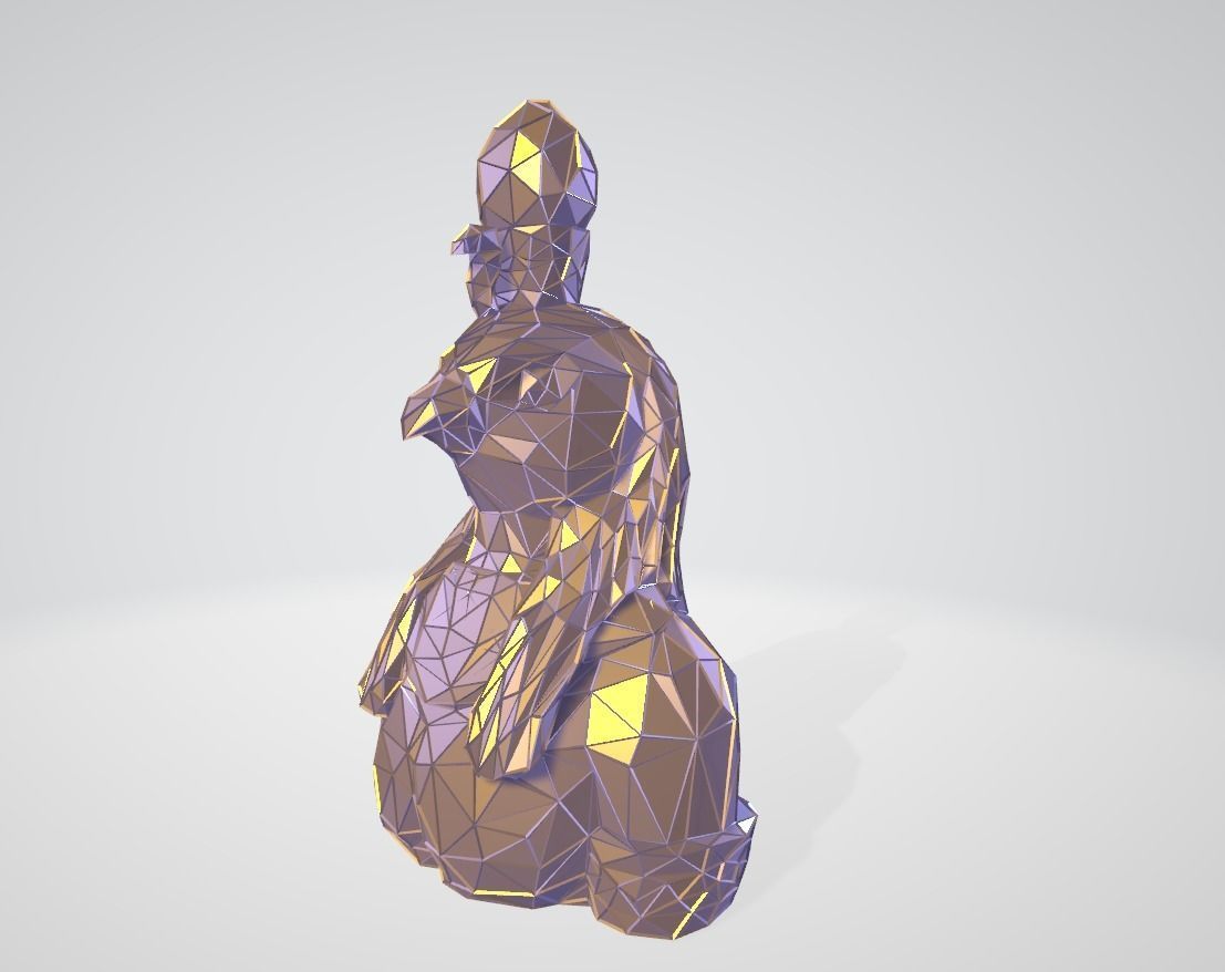 Ra bust WIREFRAME VORONOI WIREMESH MESH 3D model 3D printable | CGTrader