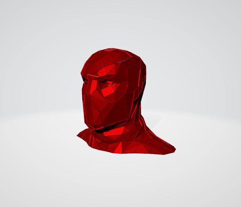 Deadpool bust WIREFRAME VORONOI WIREMESH MESH 3D model 3D printable ...
