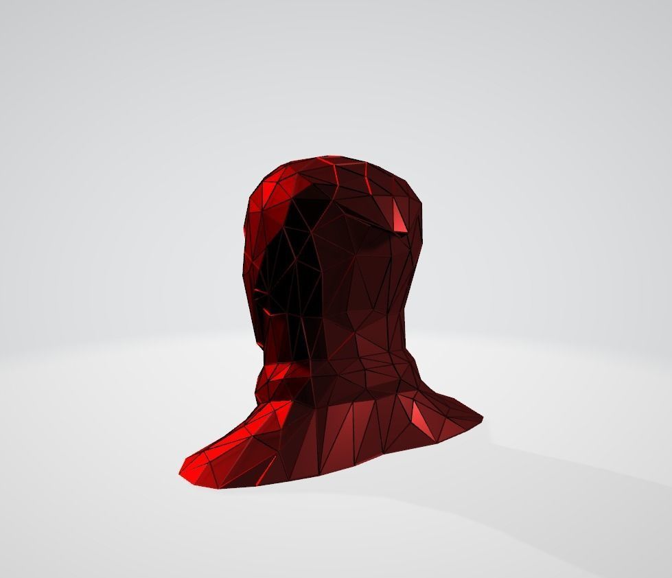Deadpool bust WIREFRAME VORONOI WIREMESH MESH 3D model 3D printable ...