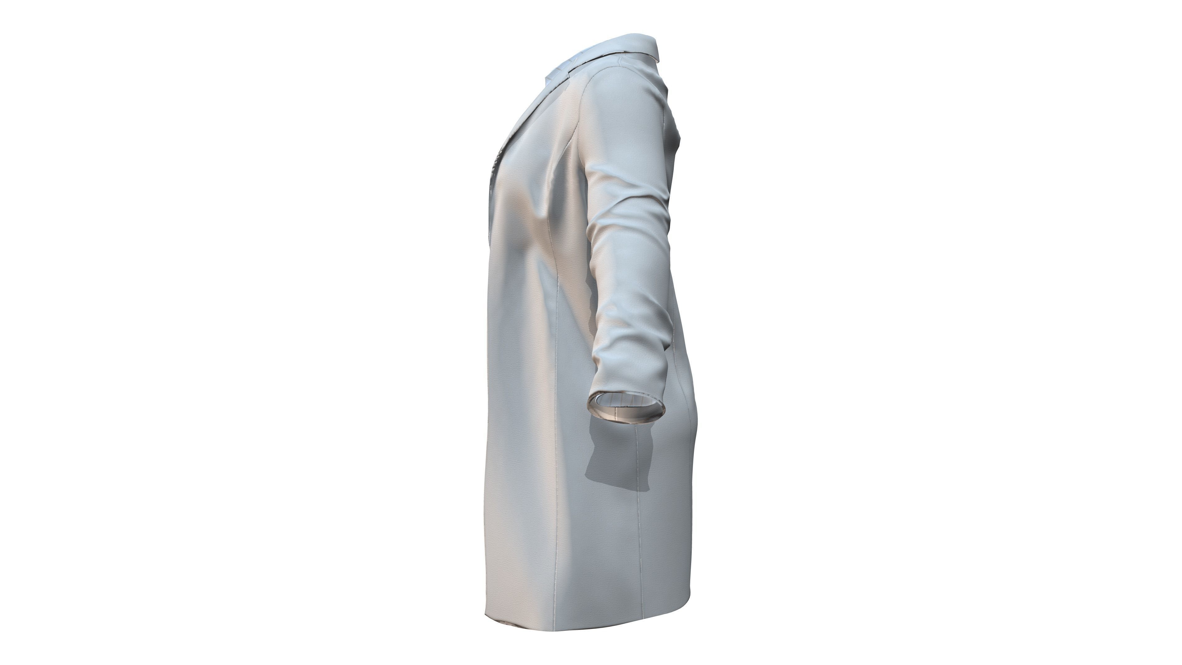 3D model Women Full Scientist Lab Outfit VR / AR / low-poly | CGTrader